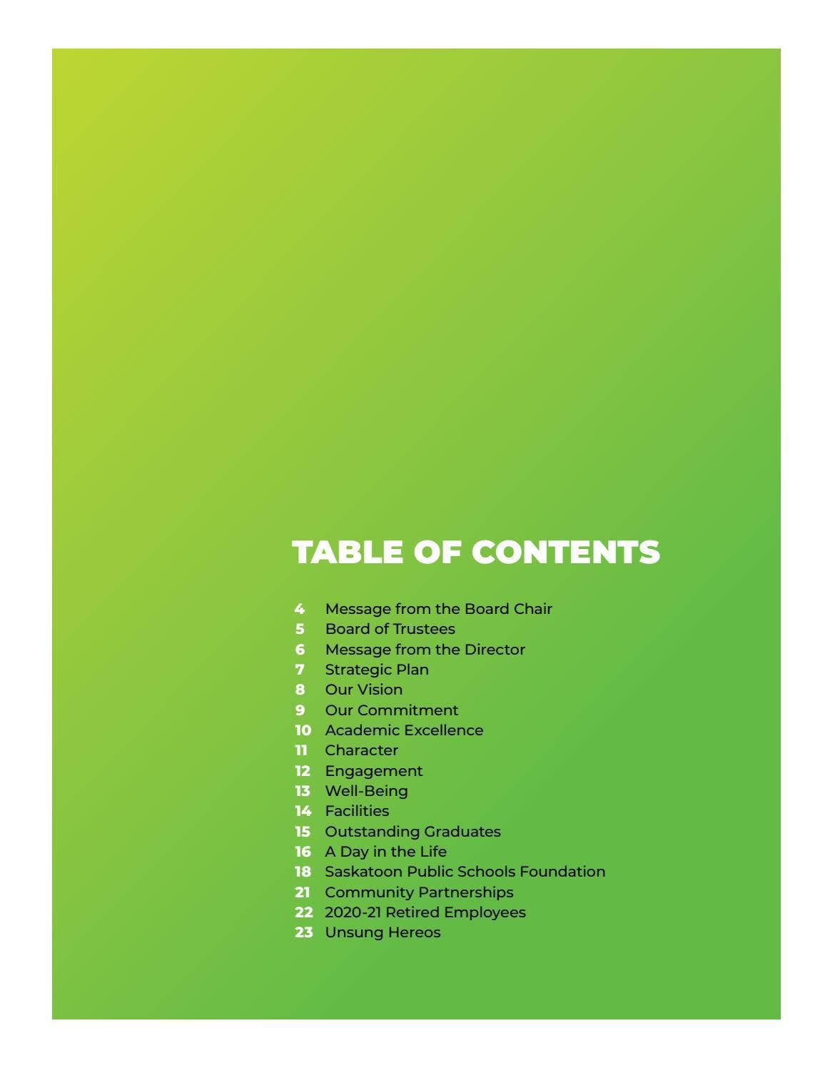 Saskatoon Public Schools Report to the Community 2020-21 by Saskatoon ...