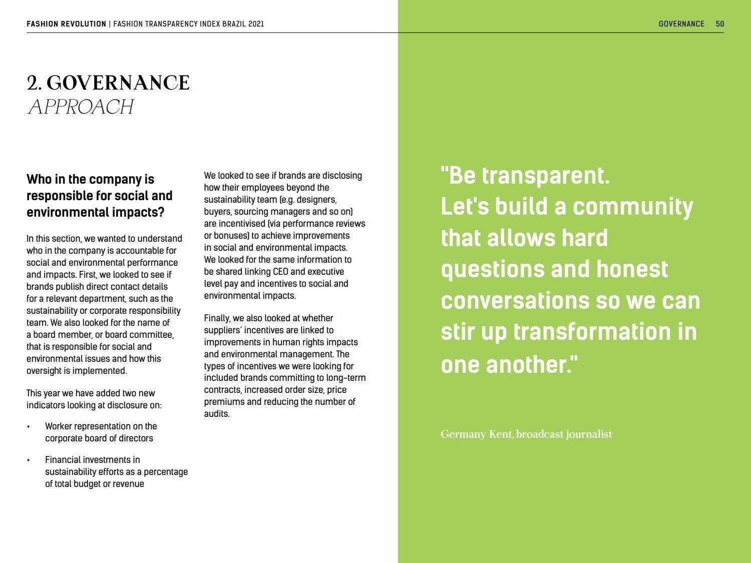 Fashion Transparency Index - Brazil 2021 by Fashion Revolution - Issuu