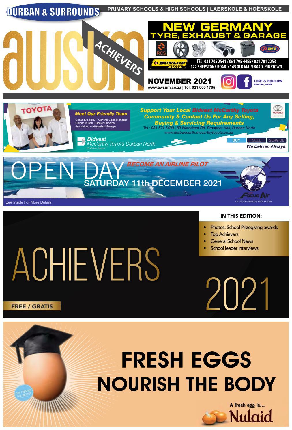 AWSUM Durban & Surrounds - Achievers - November edition by AWSUM News ...