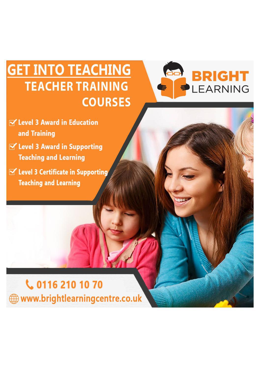 Level 3 Award in Education and Training by Bright Learning Centre - Issuu