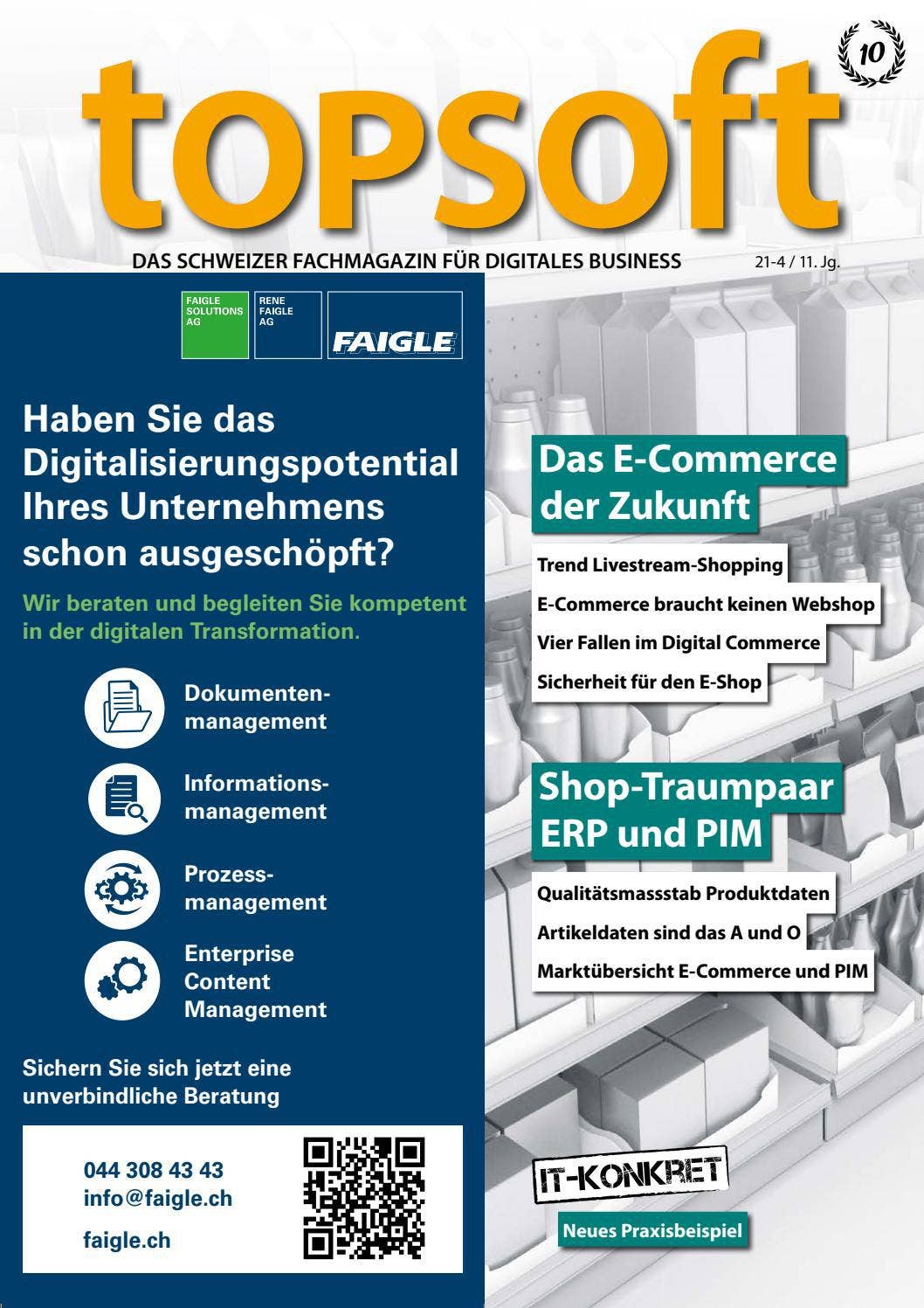 topsoft Fachmagazin 21-4 – Das Schweizer Fachmagazin für Digitales Business by topsoft - Issuu