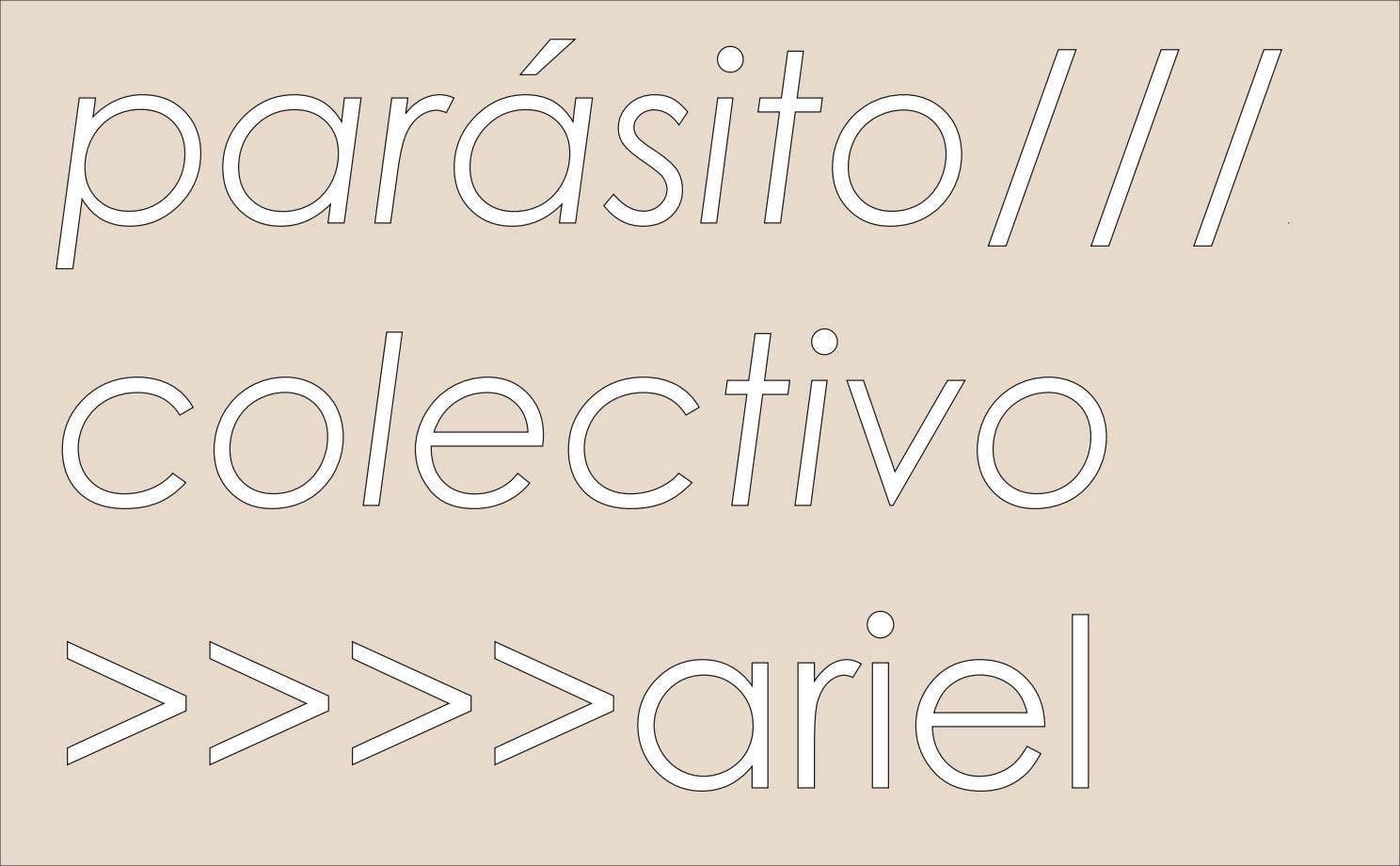 PARÁSITO COLECTIVO by Ariel Curay - Issuu