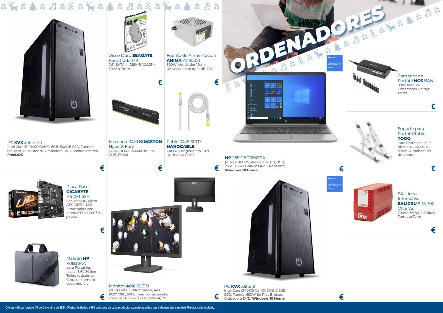 Catálogo personalizable Ordenadores Diciembre 2021 by Depau - Issuu