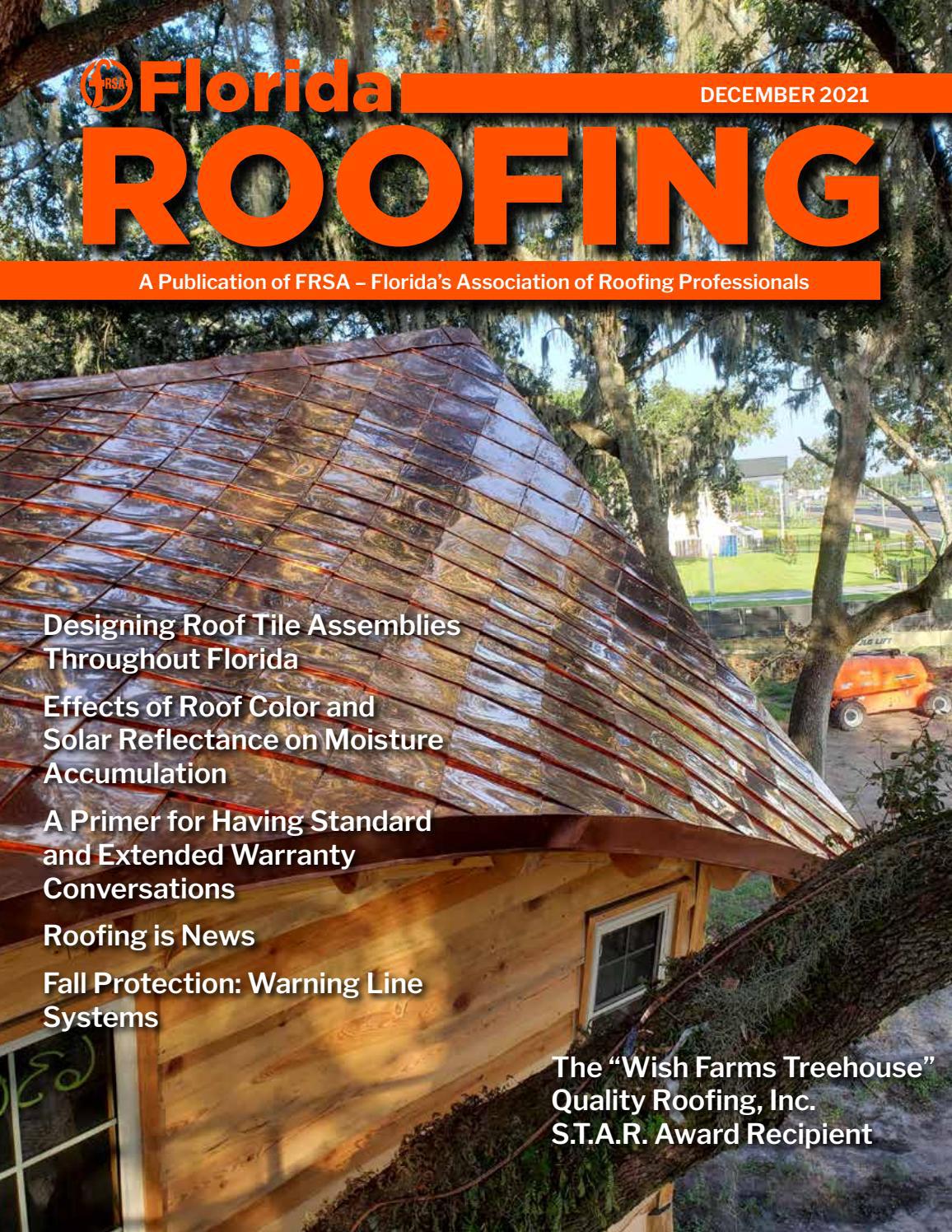Florida Roofing Magazine December 2021 by Florida Roofing Magazine - Issuu