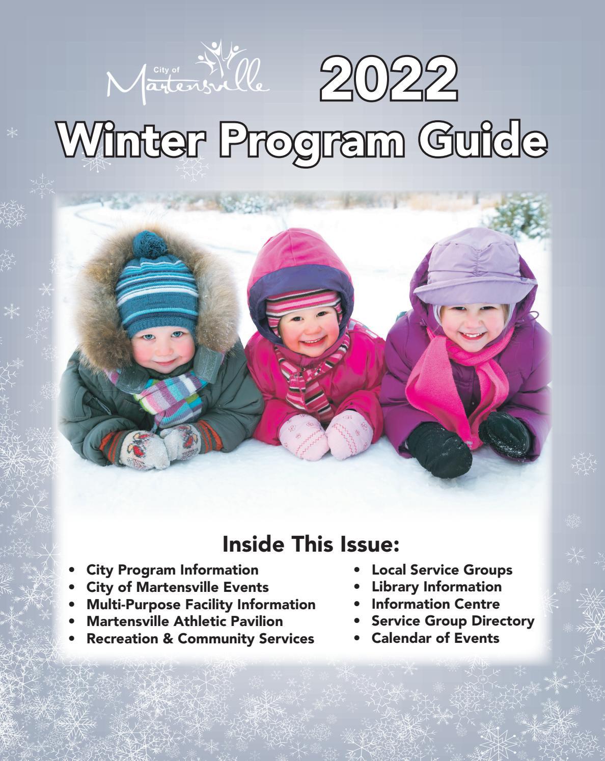 City of Martensville 2022 Winter Program Guide by Martensville ...