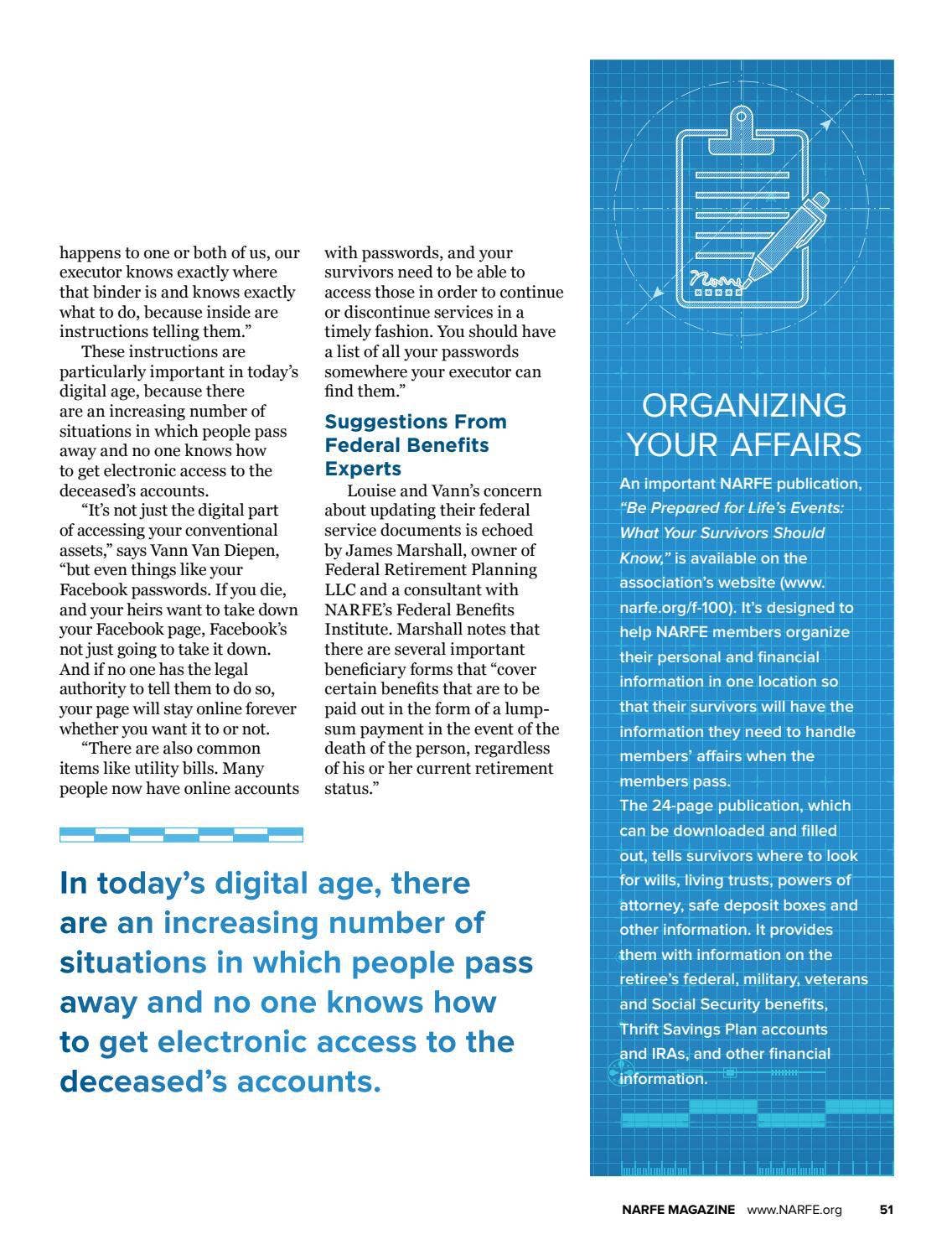 December 2021 NARFE Magazine by NARFE - Issuu