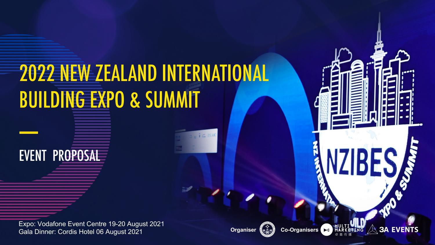 2022 New Zealand International Building Expo & Summit Event Proposal by ...