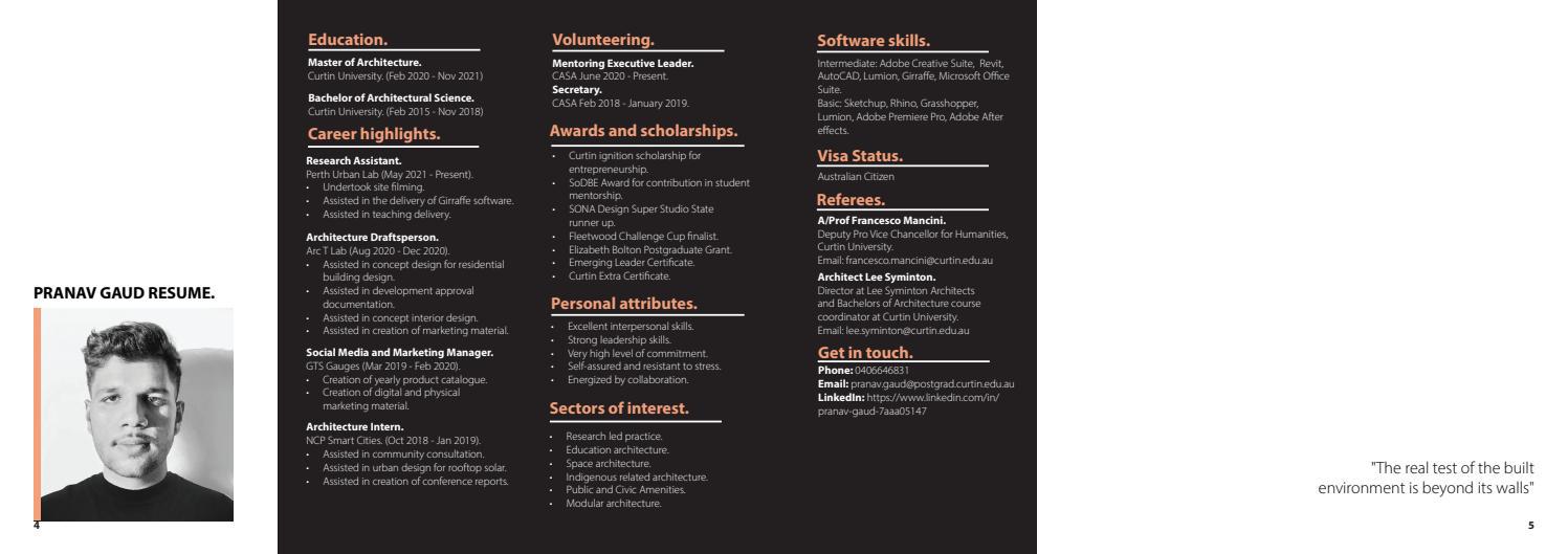 Pranav Gaud Resume. by Pranav Gaud - Issuu