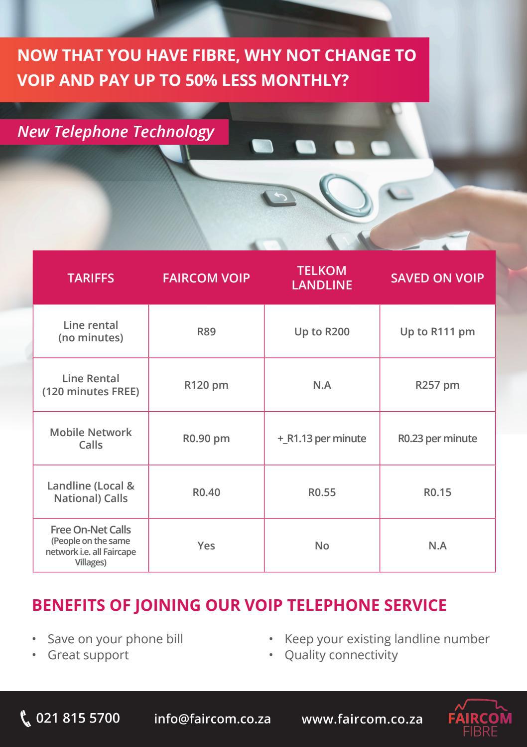 VoIP Flyer Tokai Estate by Faircape-Group - Issuu