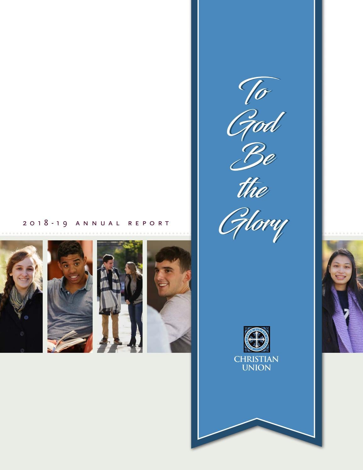 Christian Union 2018-2019 Annual Report by Christian Union - Issuu