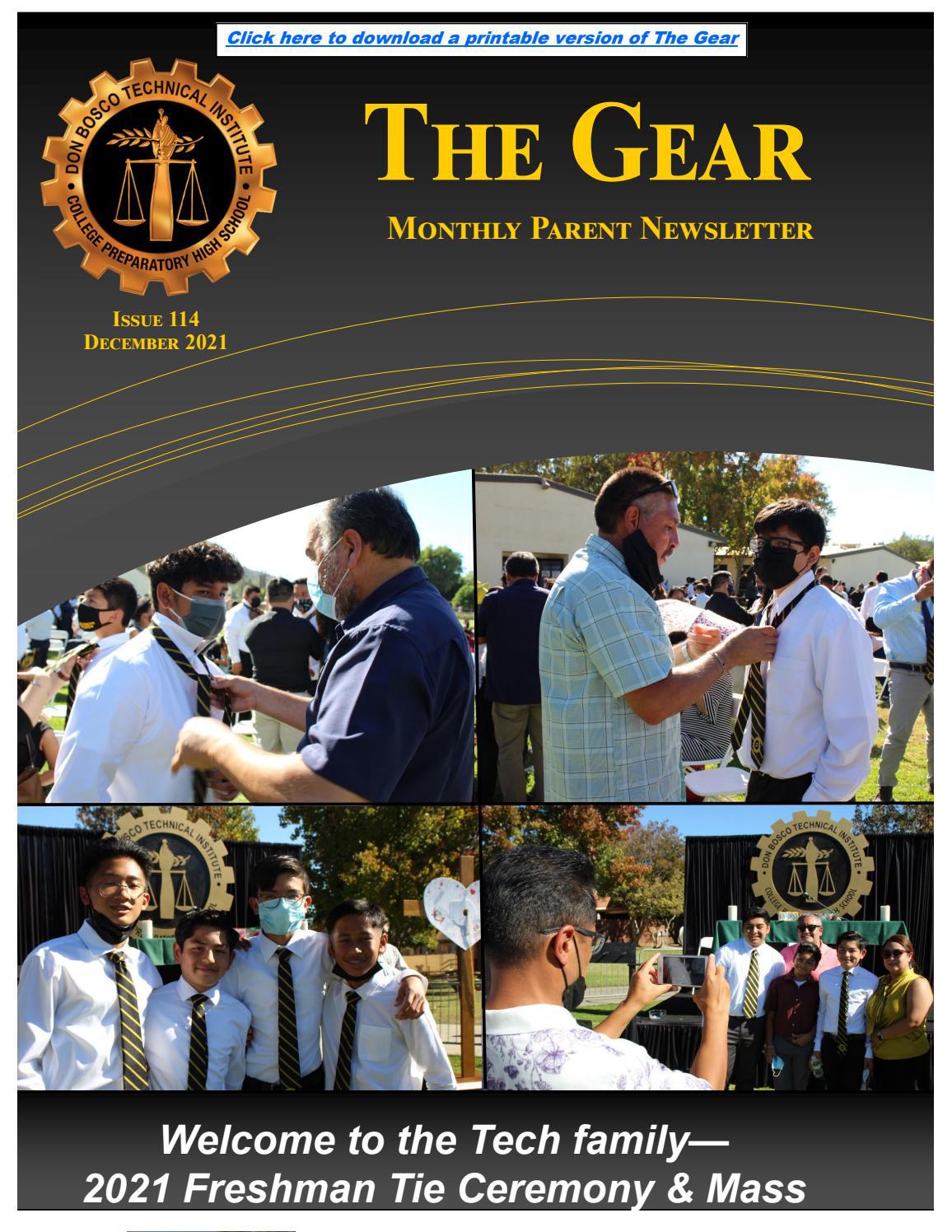 The Gear--December 2021 by Bosco Tech - Issuu