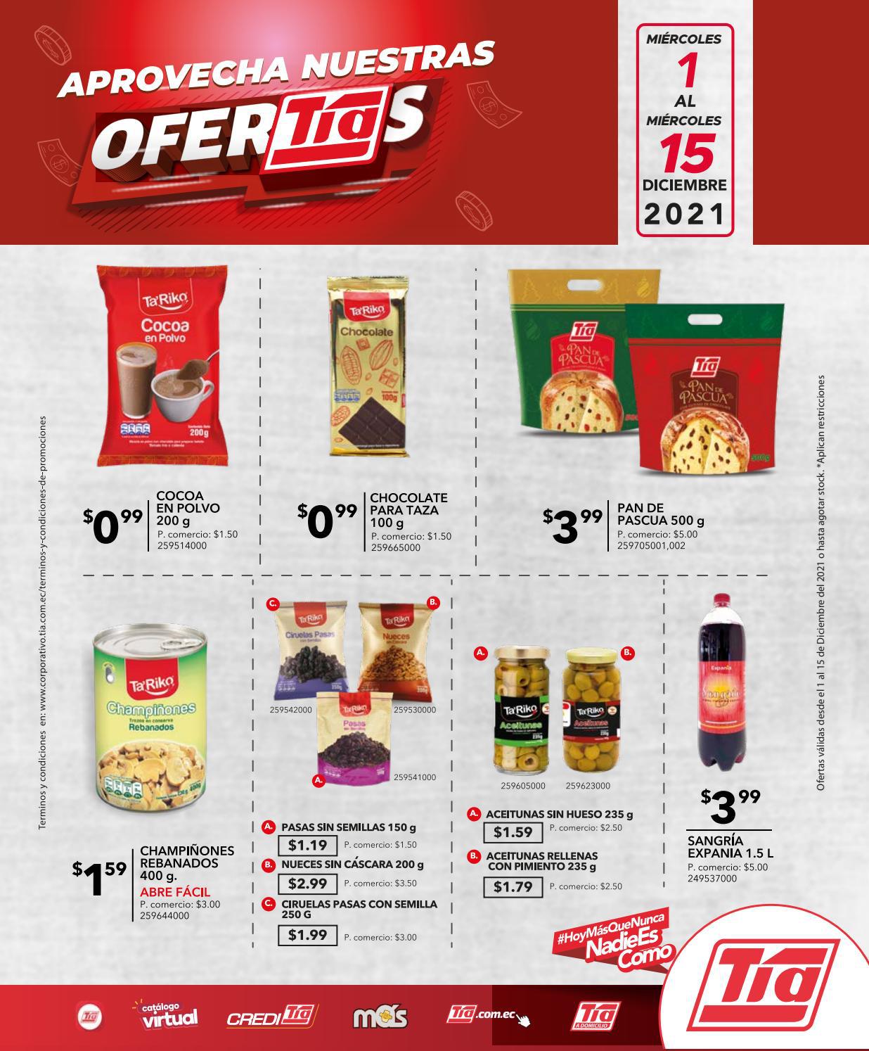OFERTÍAS | 1ERA DE DICIEMBRE 2021 by Almacenes Tía - Issuu