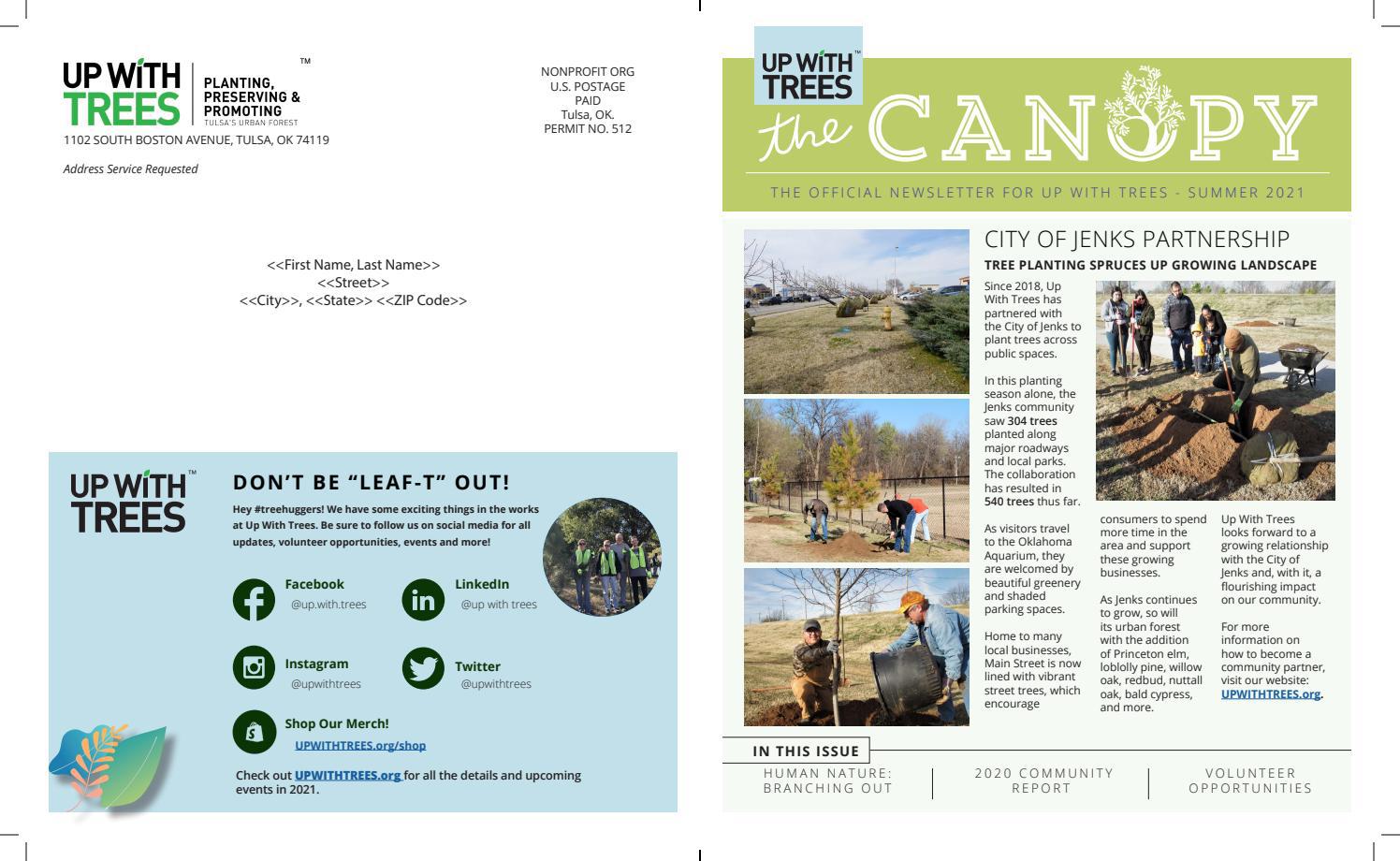 Up With Trees Summer 2021 Newsletter by Up With Trees - Issuu