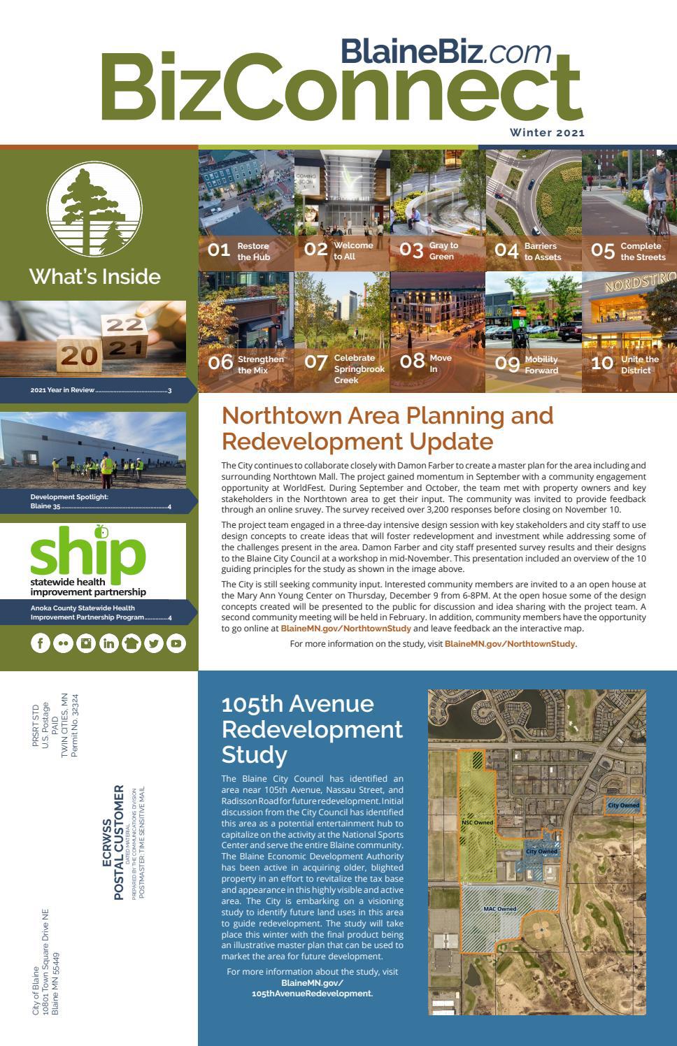 BizConnect - Winter 2021 by City of Blaine - Issuu