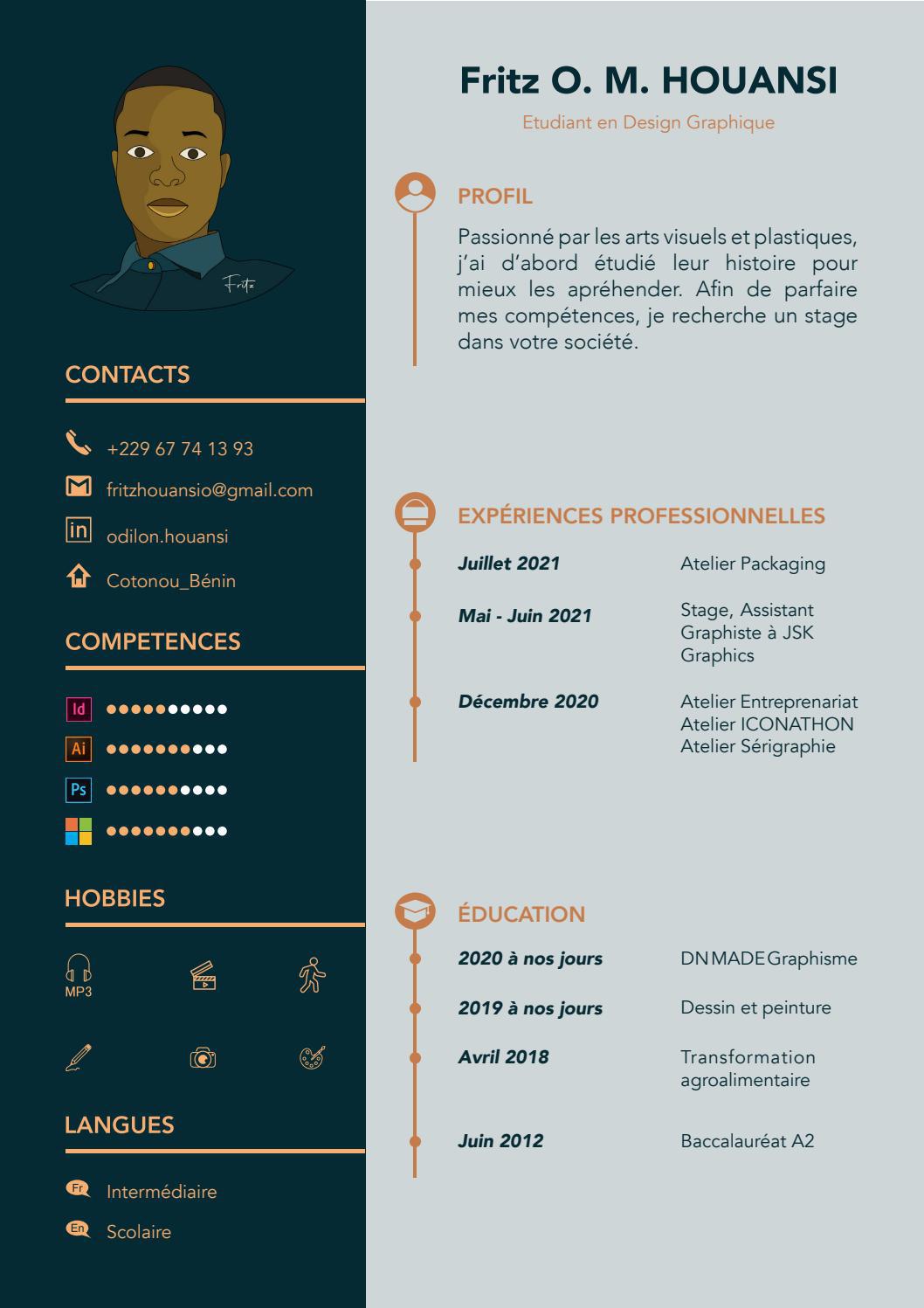 CV designer graphique by fritzhouansi - Issuu