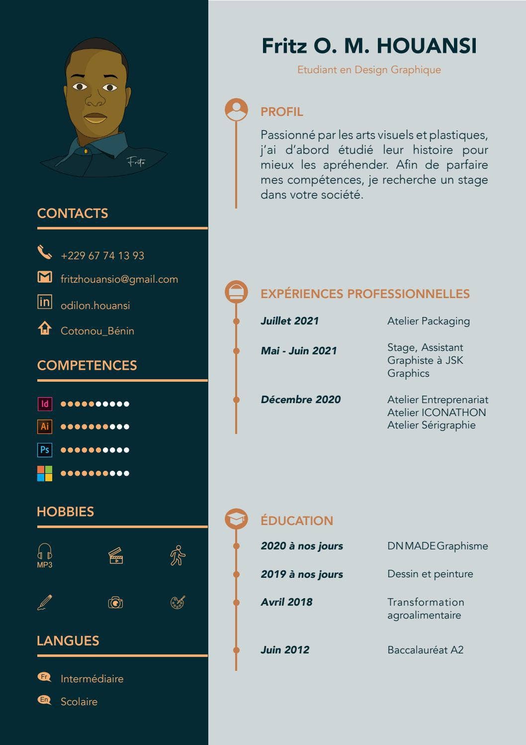 CV designer graphique by fritzhouansi - Issuu