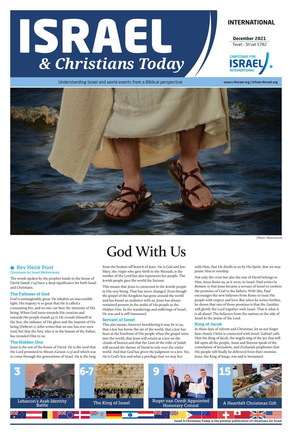 Israel & Christians Today newspaper - December 2021 by Christians for ...