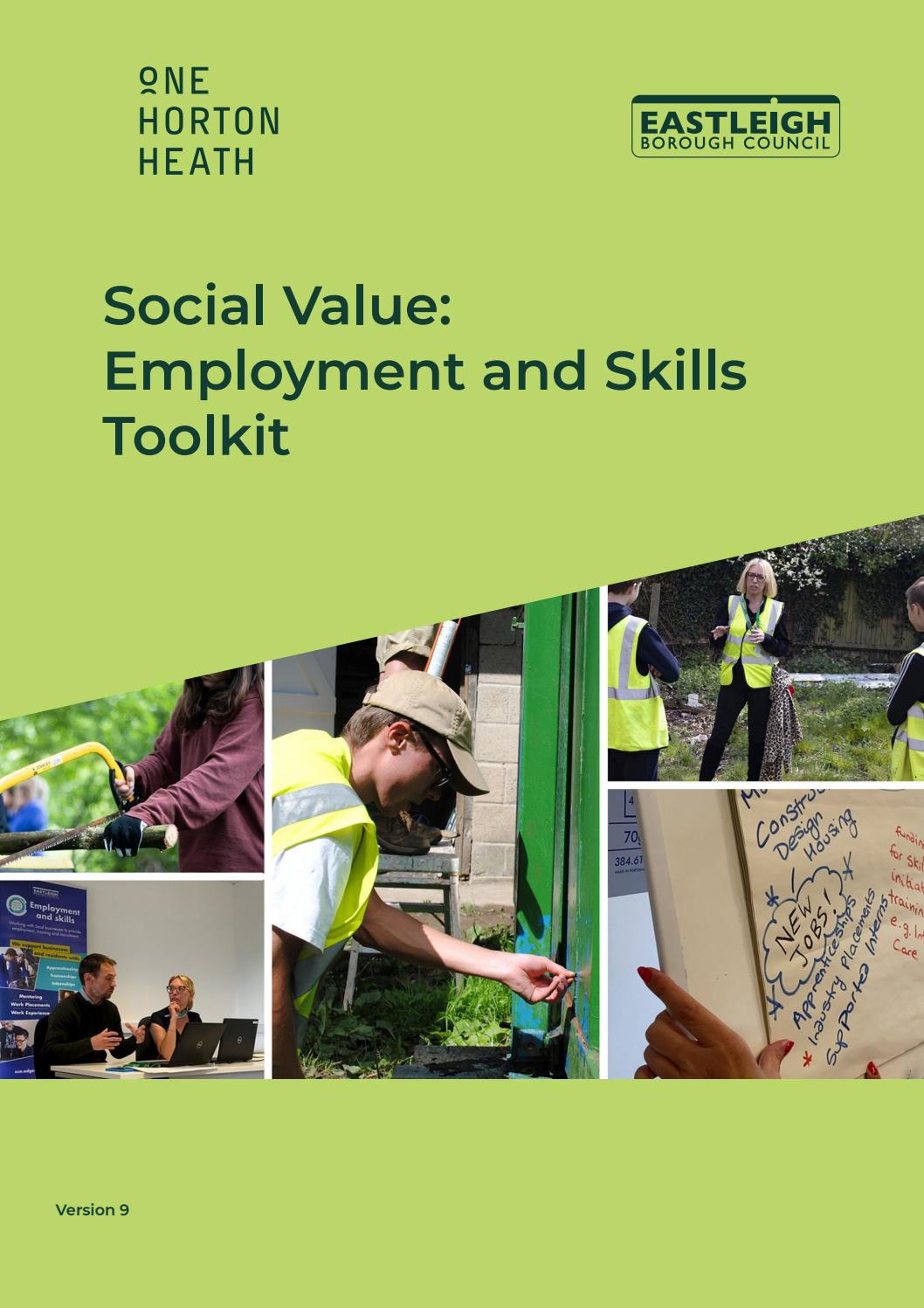 The Social Value: Employment and Skills Toolkit by Eastleigh Borough ...