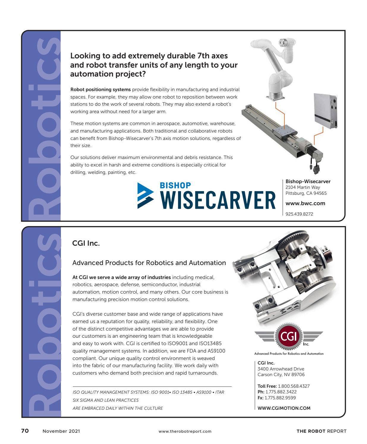 DESIGN WORLD - ROBOTICS HANDBOOK 2021 by WTWH Media LLC - Issuu