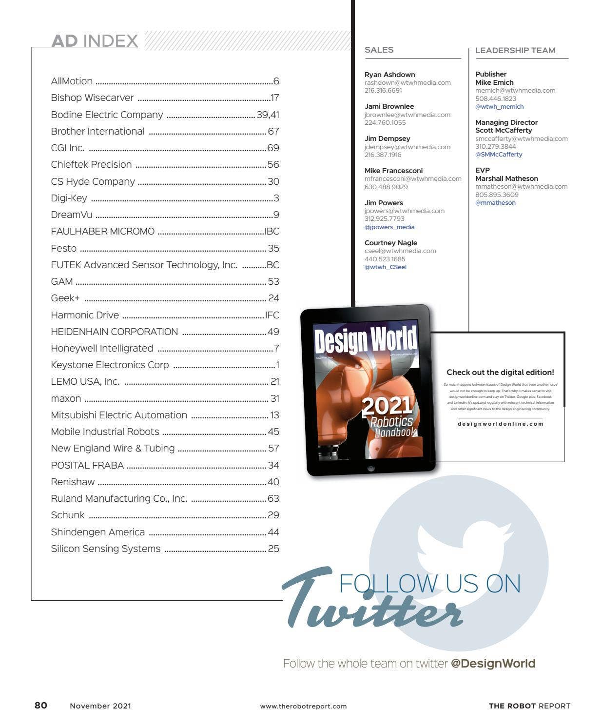 DESIGN WORLD - ROBOTICS HANDBOOK 2021 by WTWH Media LLC - Issuu