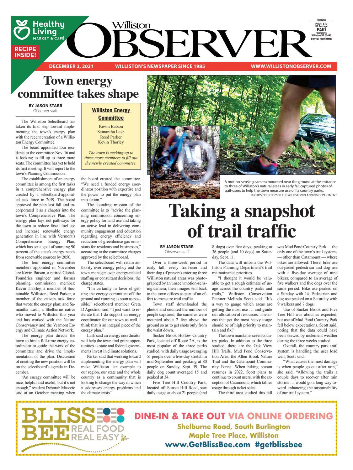 Williston Observer 12/2/2021 by Williston Observer - Issuu