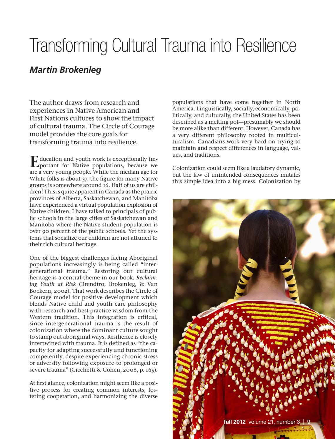 Transforming Cultural Trauma into Resilience by jackhirose - Issuu