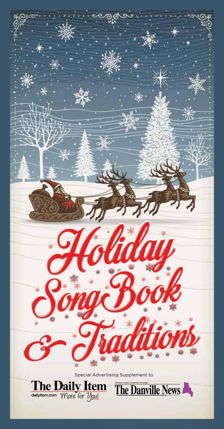 Holiday Song Book 2021 by The Daily Item - Issuu
