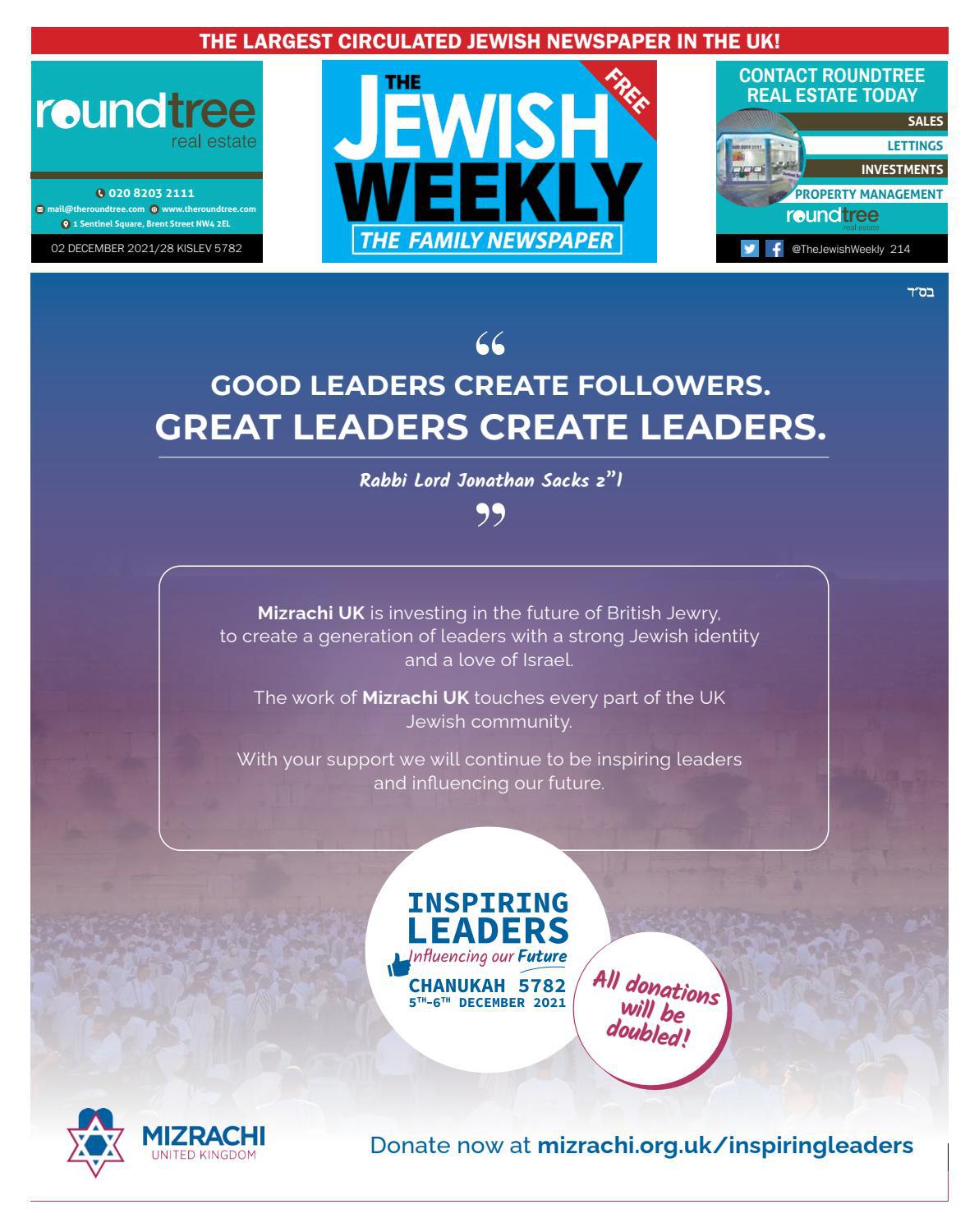 The Jewish Weekly Issue 214 by The Jewish Weekly - Issuu