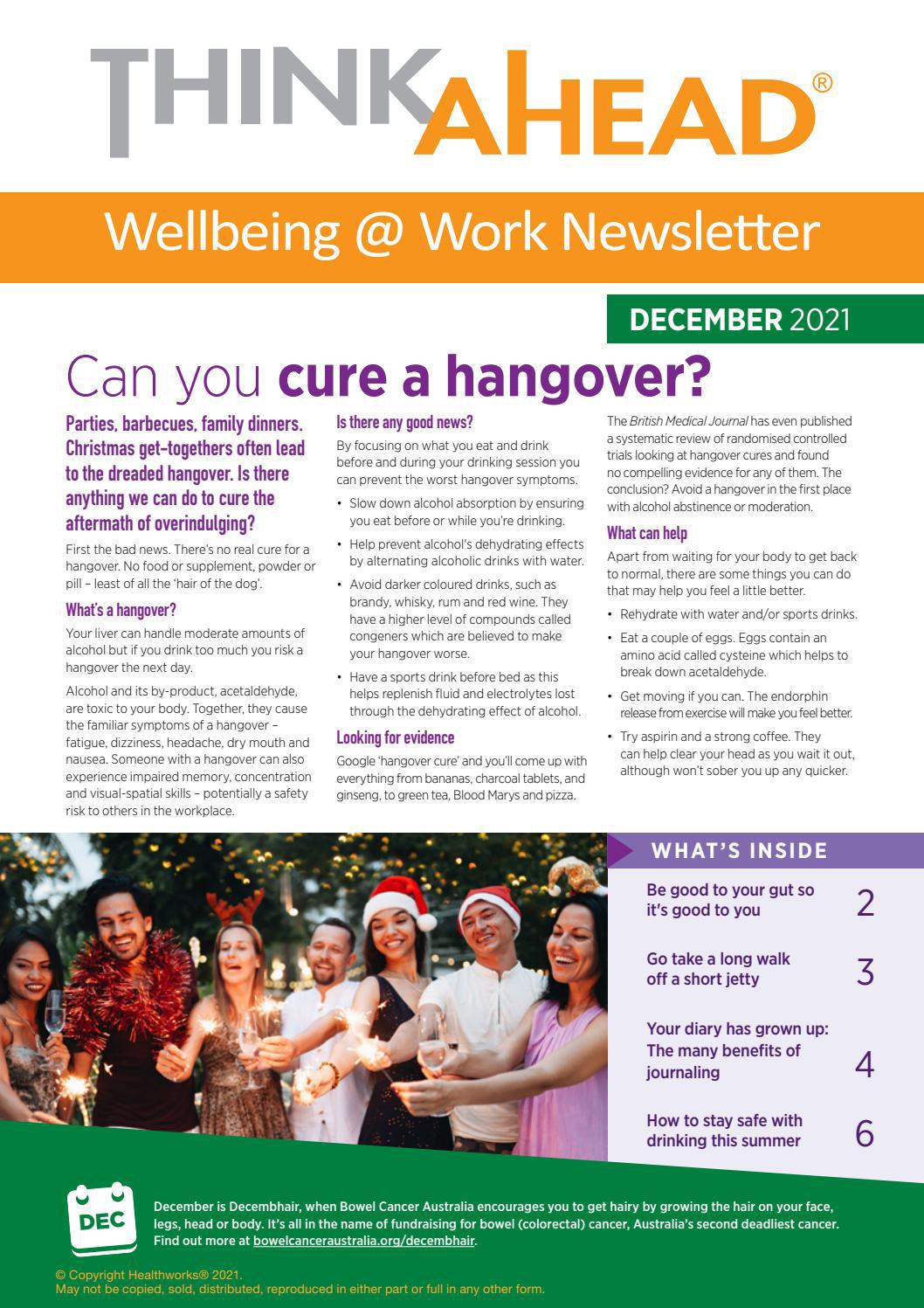 Thinkahead_Wellbeing@Work December Newsletter by Thinkahead - Issuu