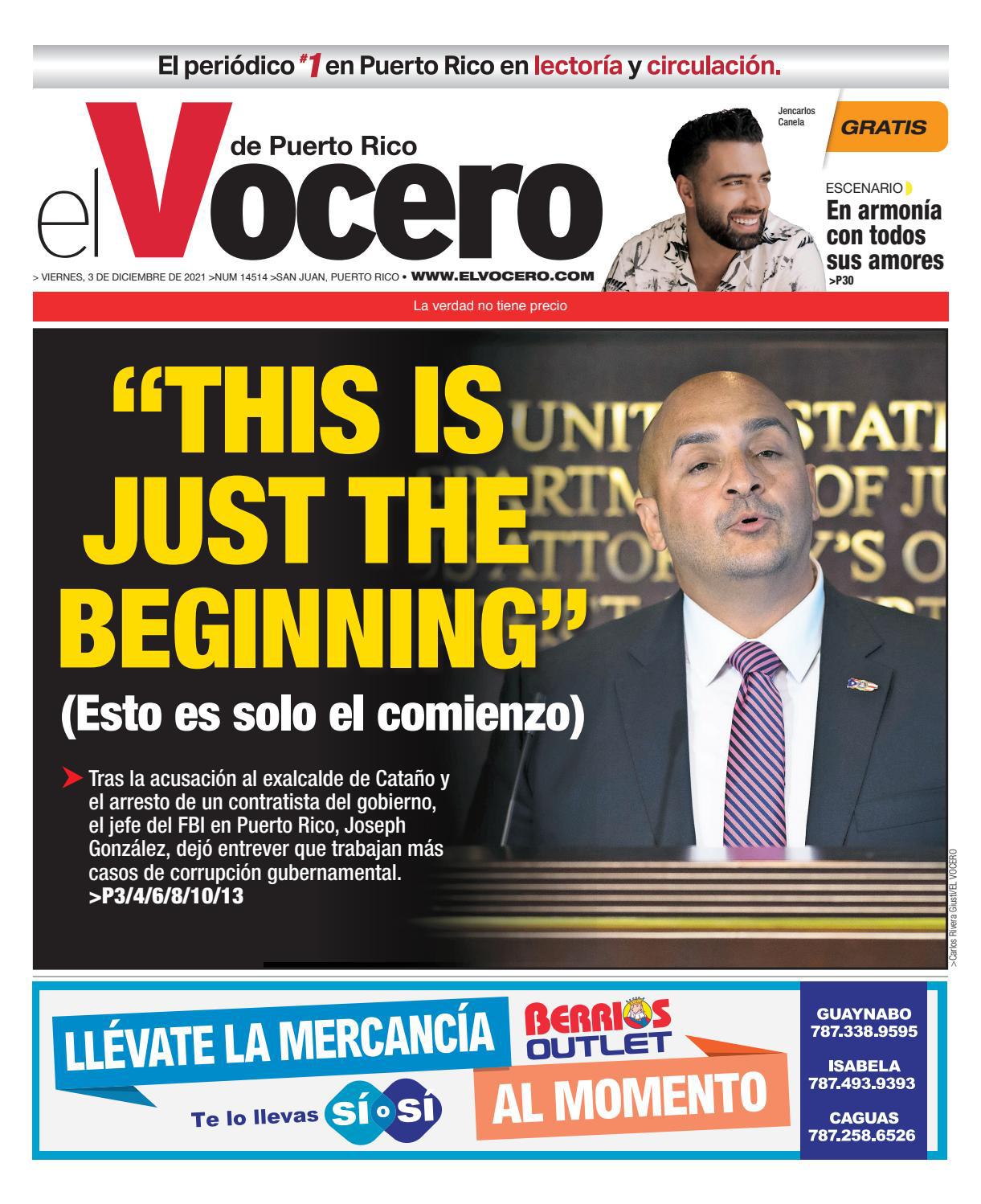 El Vocero edición 3 de diciembre de 2021 by El Vocero de Puerto Rico ...