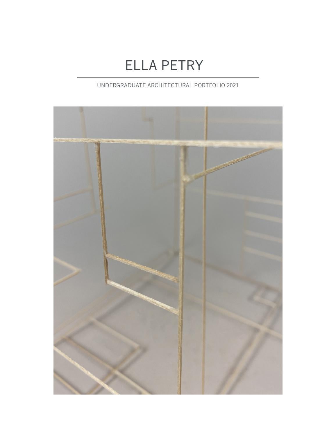Ella Petry Undergraduate Architecture Portfolio by ellapetry - Issuu
