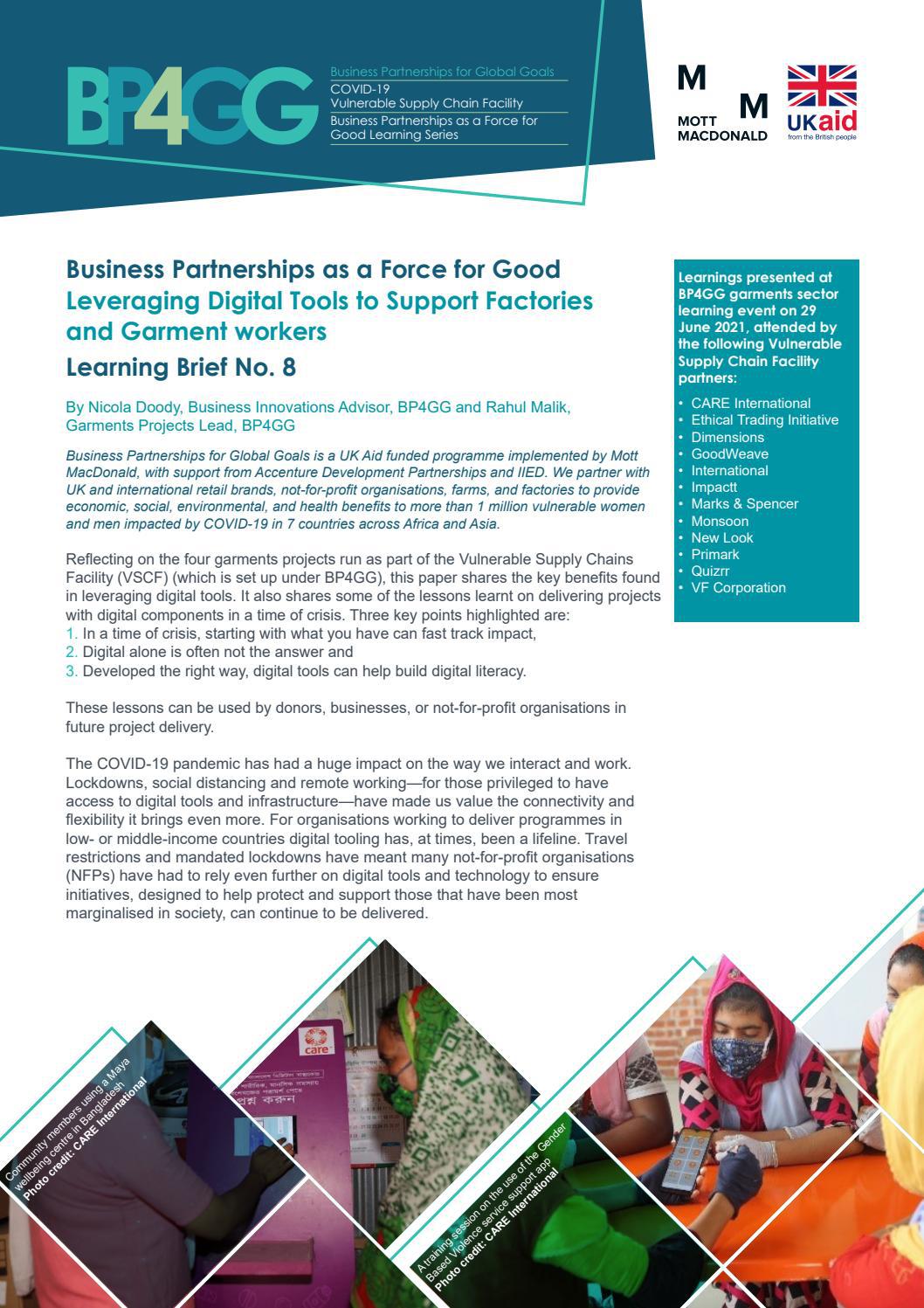 Business Partnerships as a Force for Good | Learning Series | Learning ...