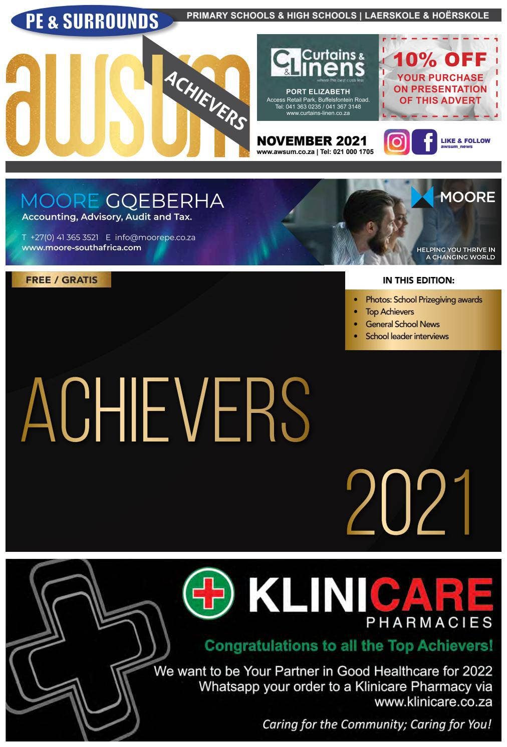 AWSUM PE and Surrounds - Achievers - November edition by AWSUM News - Issuu