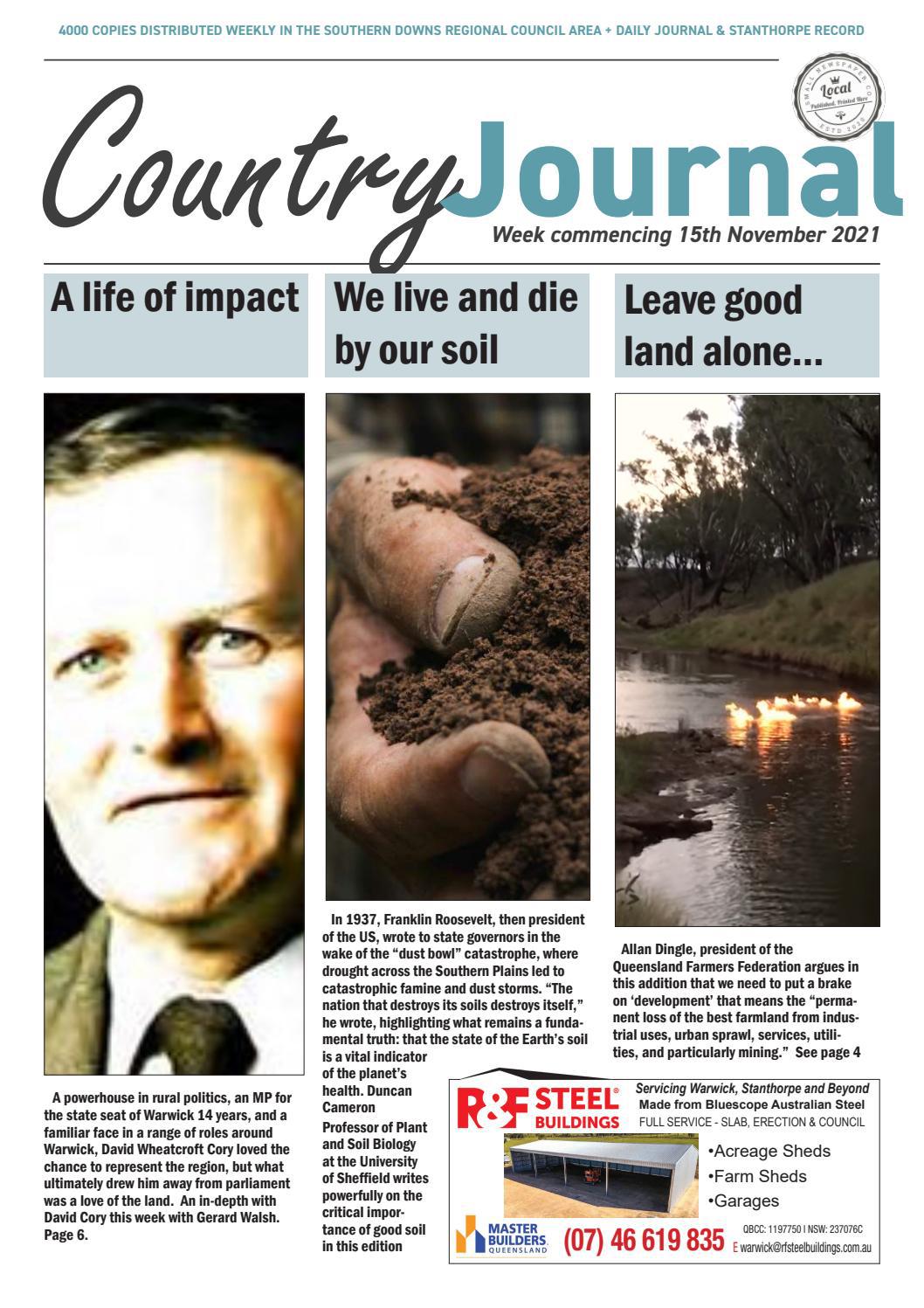 Country Journal, Edition #24 - November 15, 2021 by SmallNewspaperCo ...
