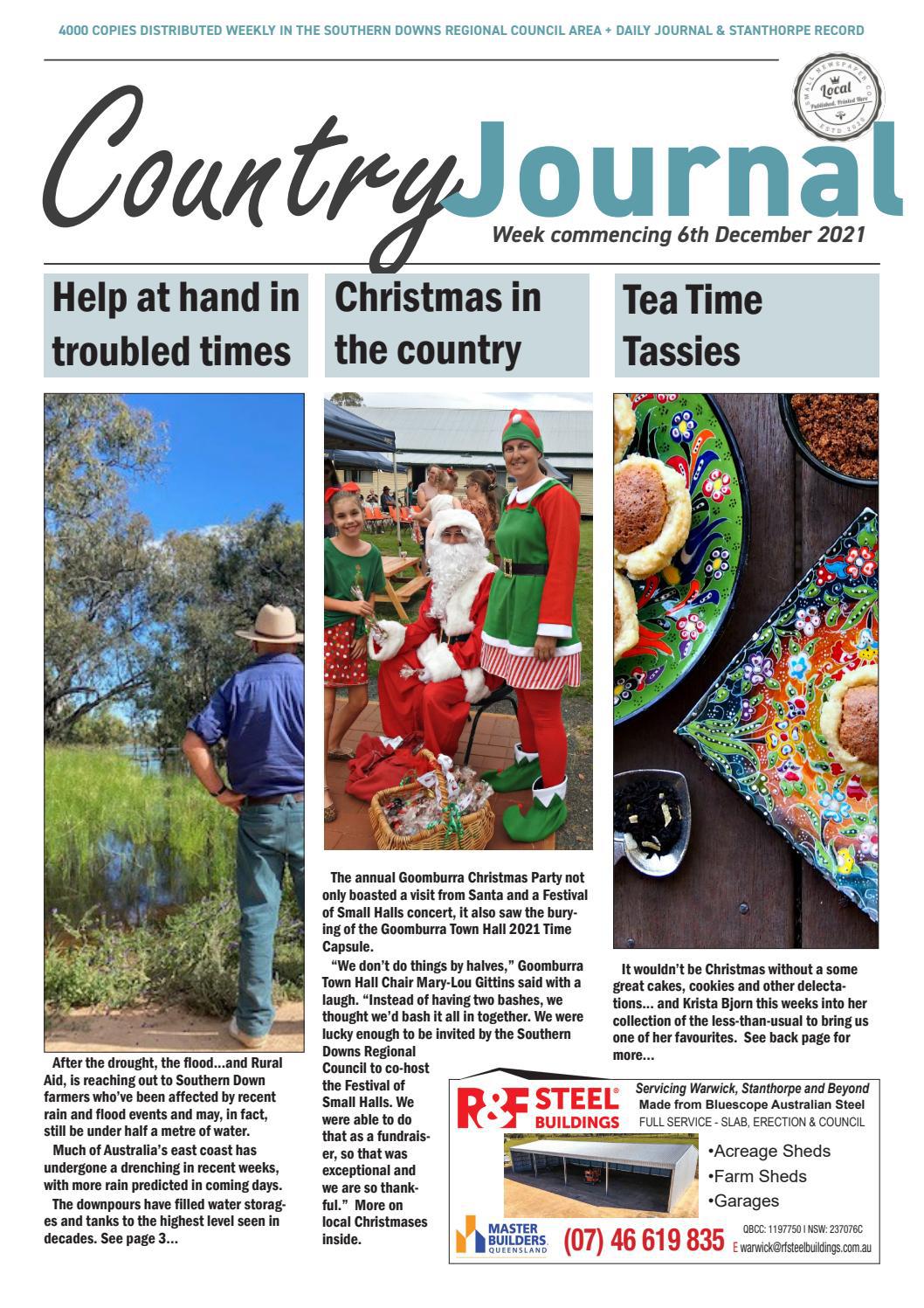 Country Journal, Edition #27 - December 6, 2021 by SmallNewspaperCo - Issuu