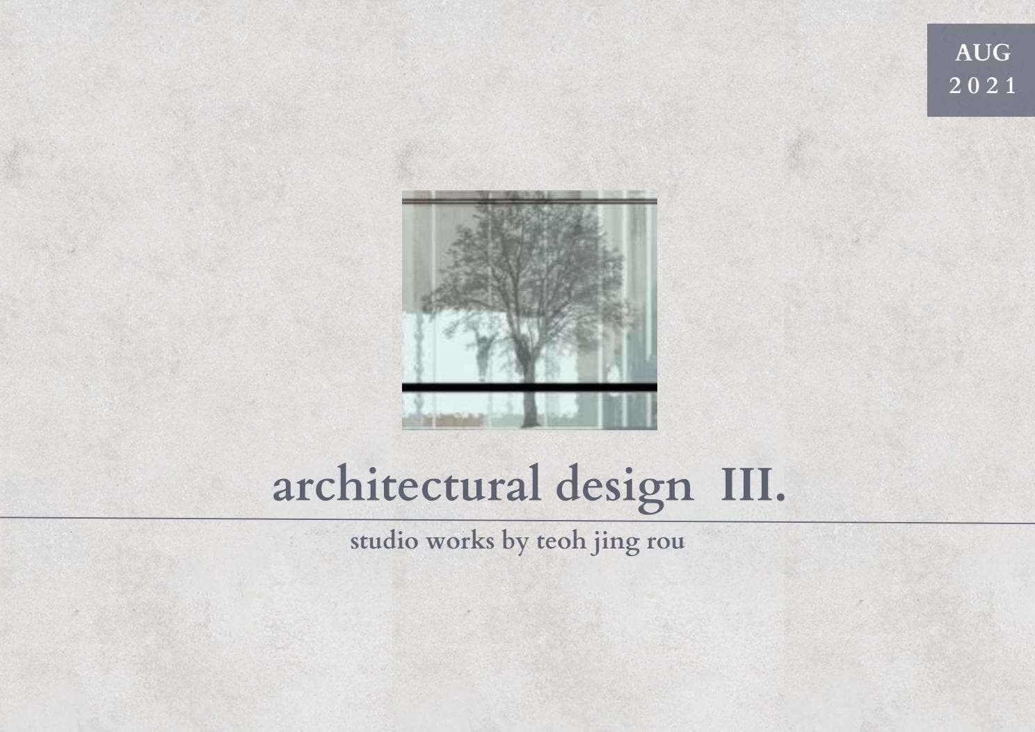 Architectural Design III by jingrou - Issuu