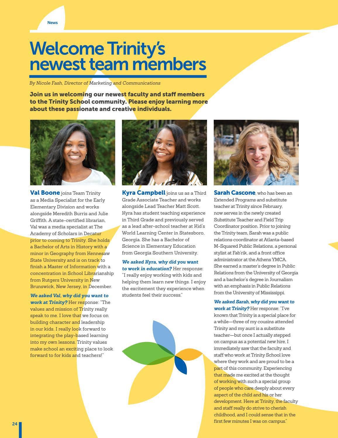 Flourish Magazine Fall 2021 by Trinity School - Issuu