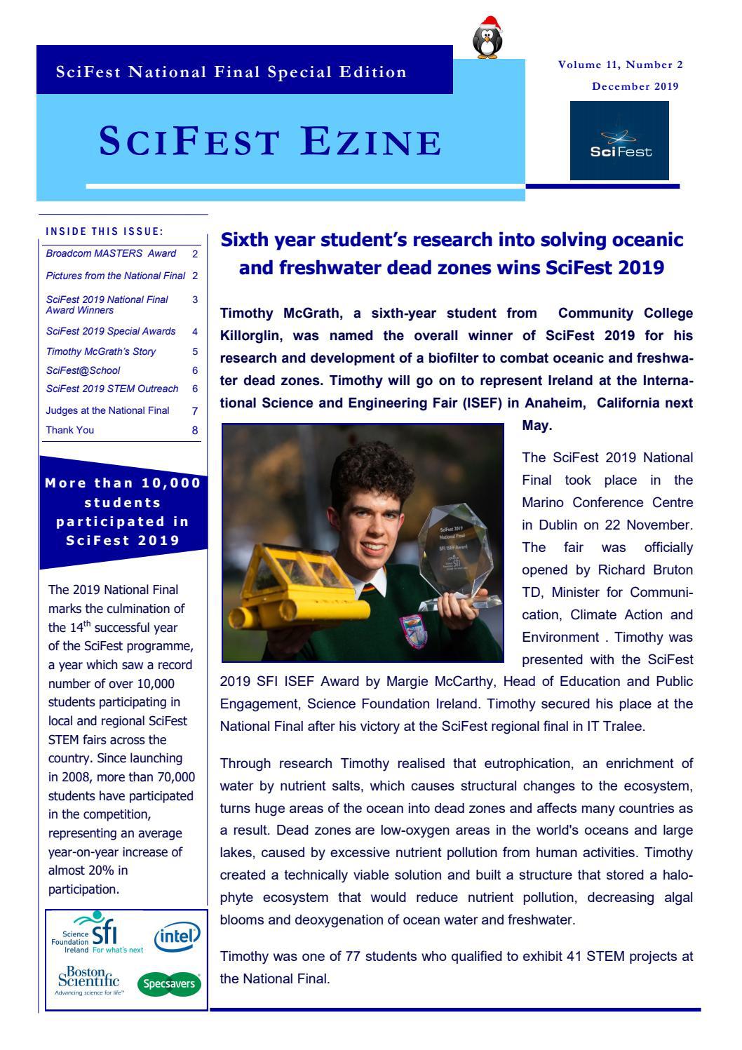SciFest Ezine, National Final Special Edition, Volume 11, Number 2 ...