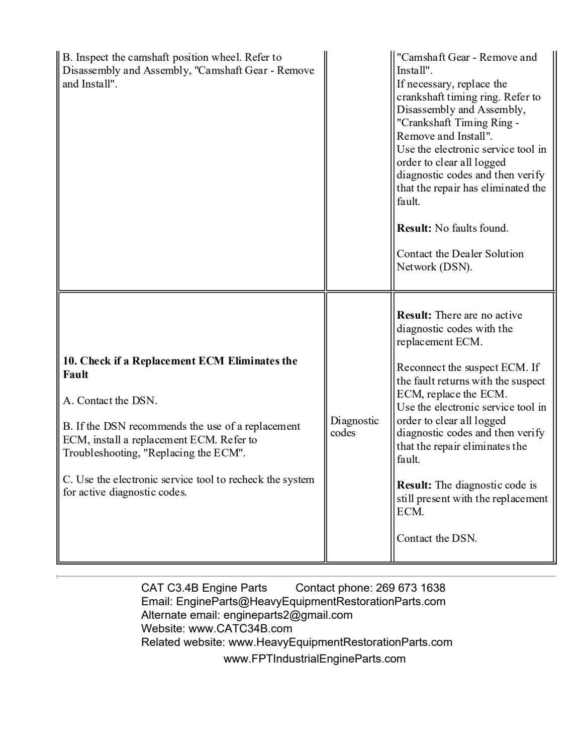 CAT C3.4B Service Manual by engineparts2 - Issuu