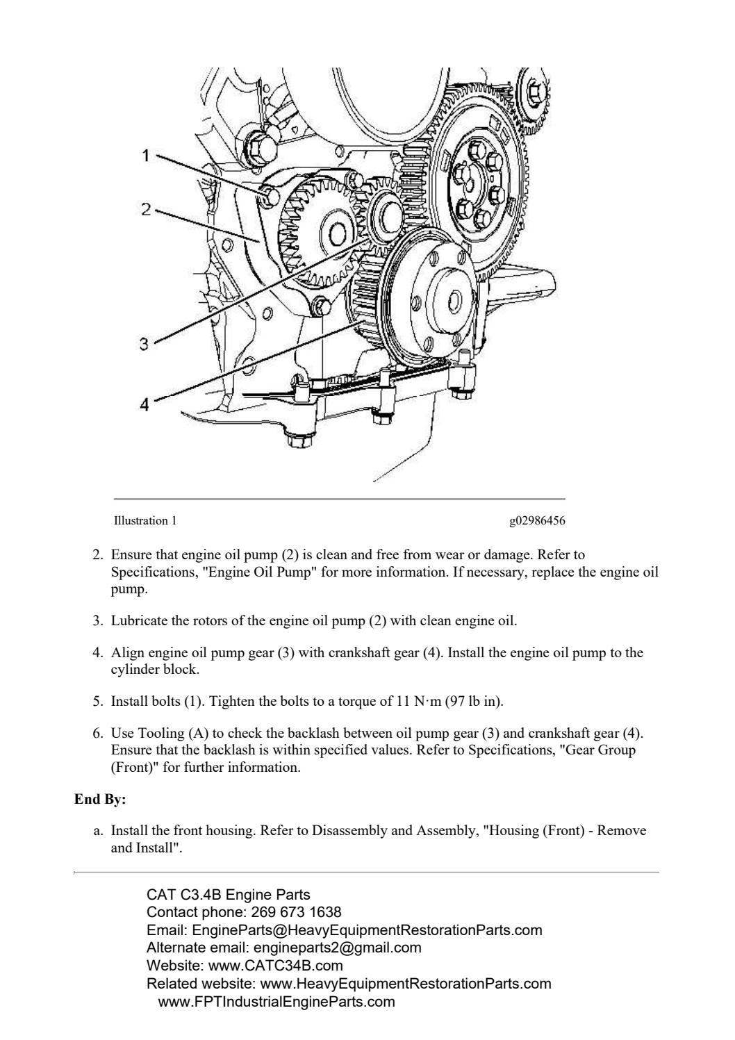 CAT C3.4B Service Manual by engineparts2 - Issuu