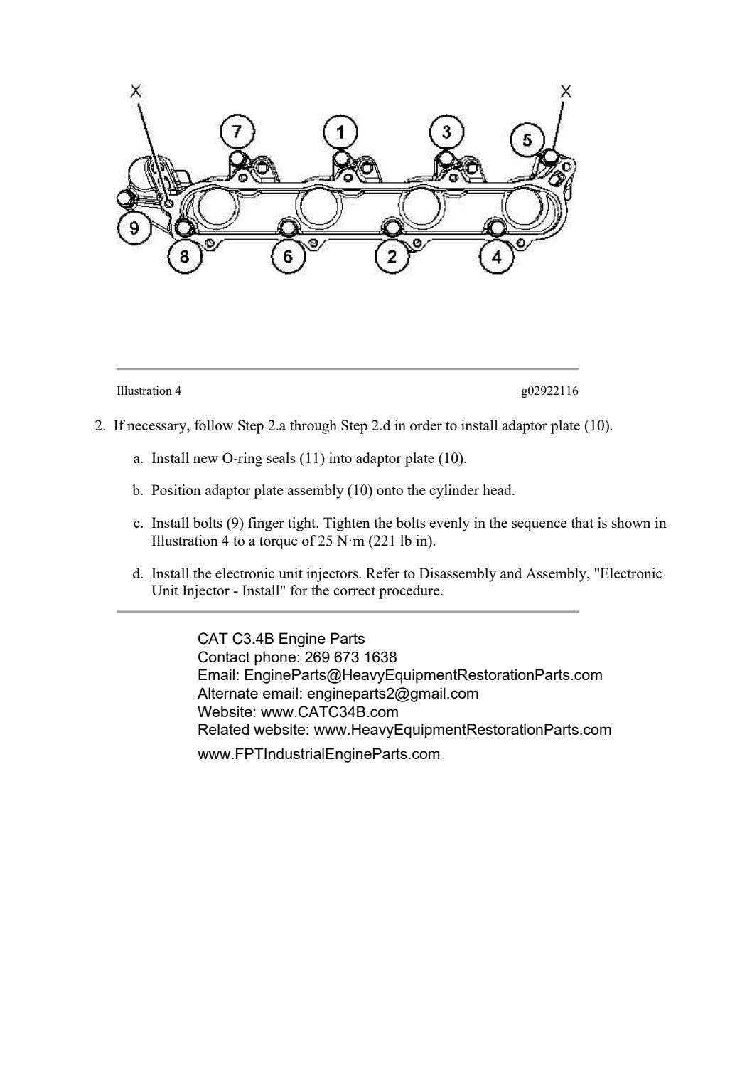 CAT C3.4B Service Manual by engineparts2 - Issuu