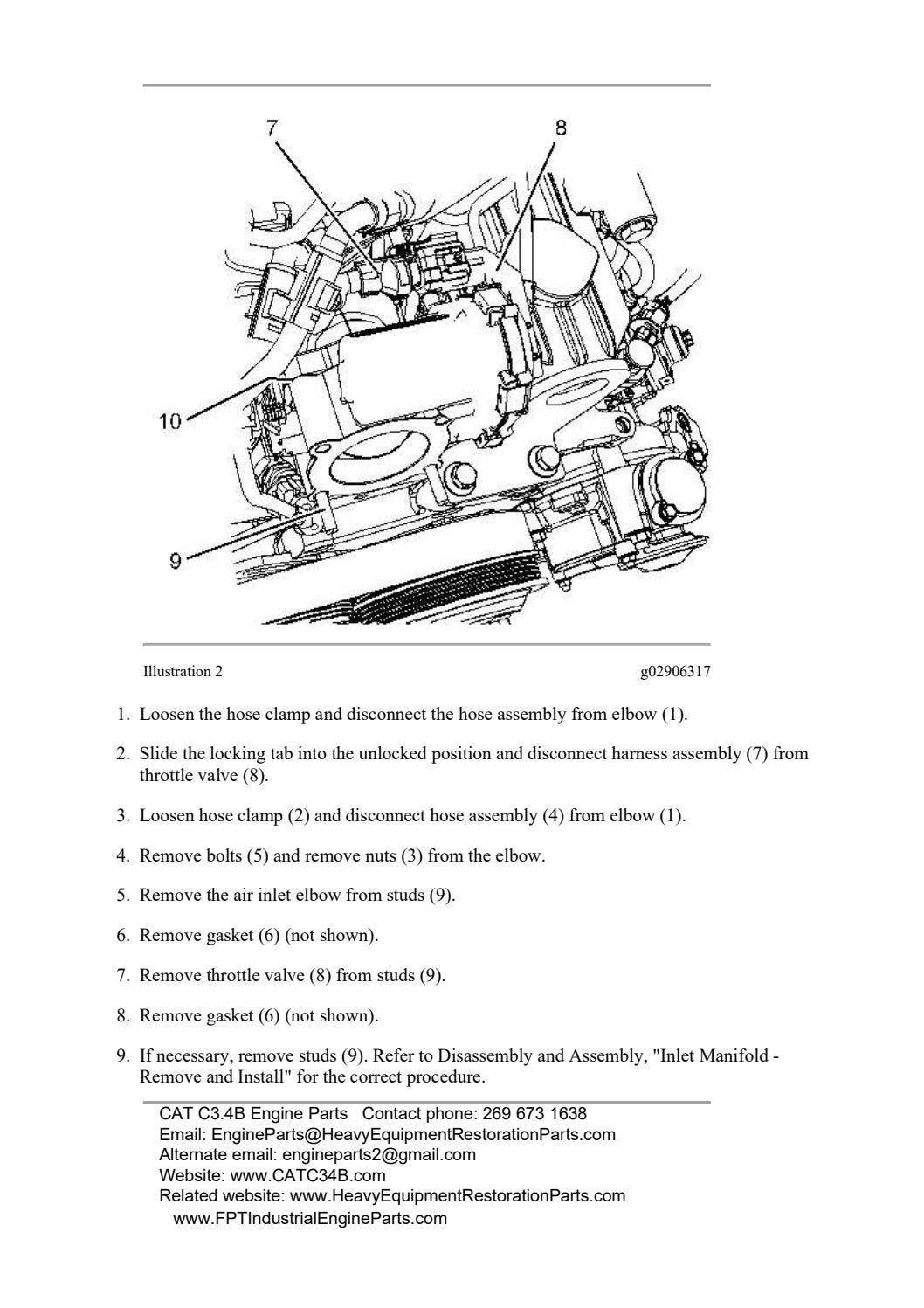 CAT C3.4B Service Manual by engineparts2 - Issuu