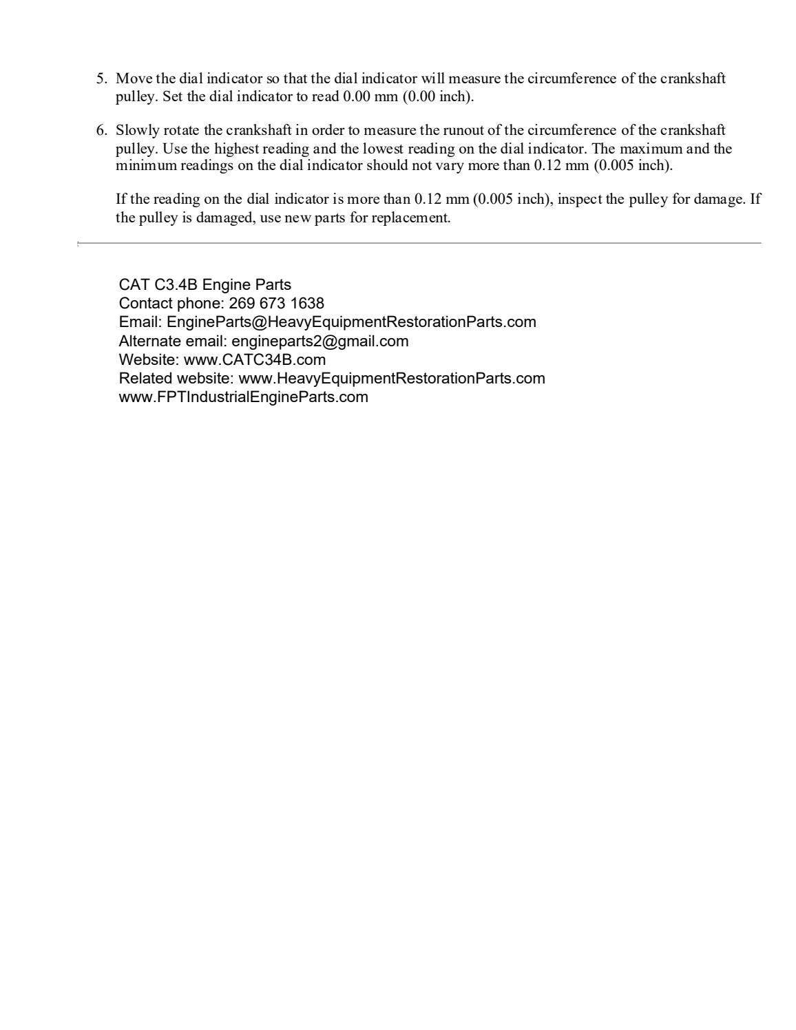 CAT C3.4B Service Manual by engineparts2 - Issuu