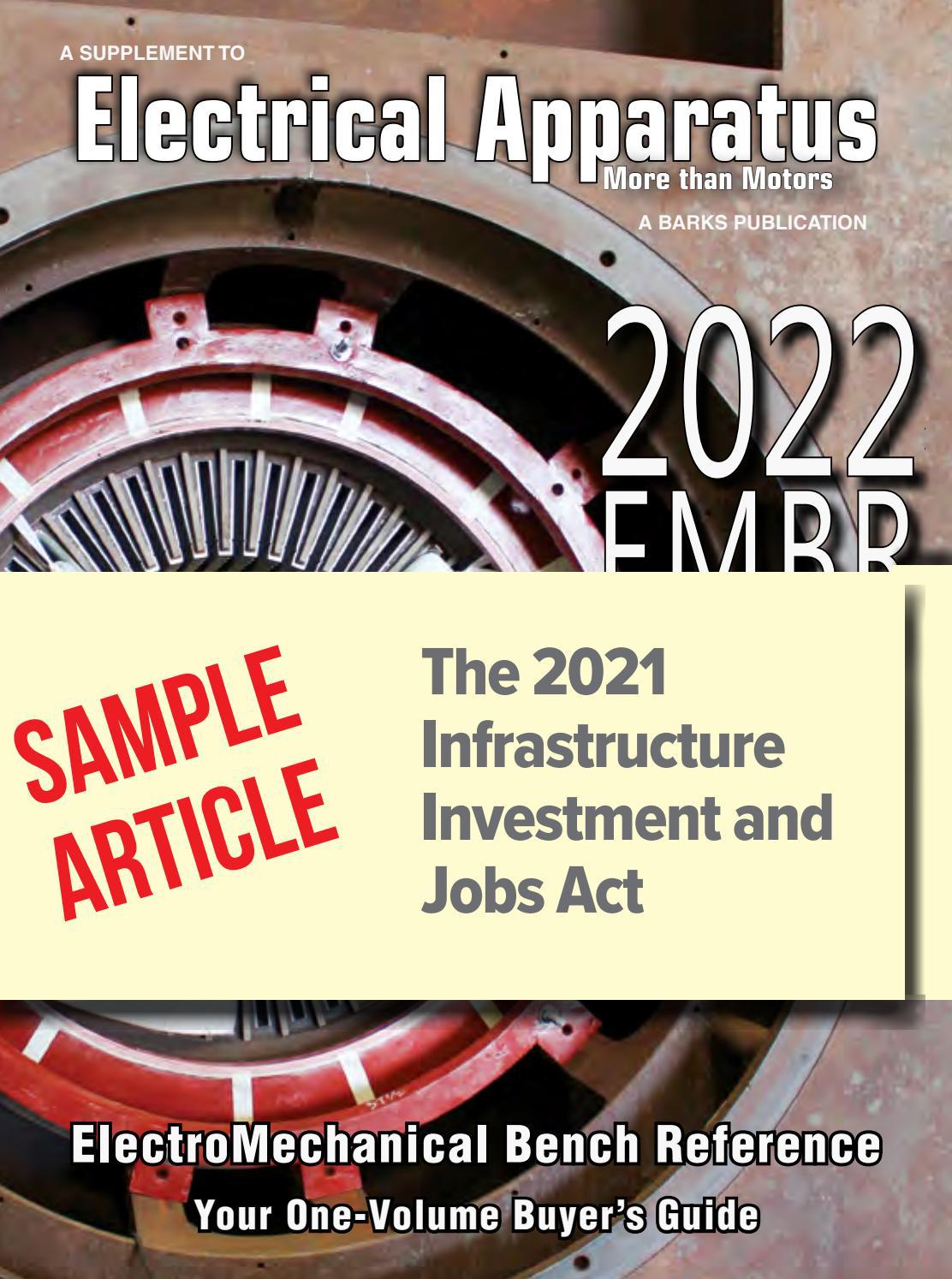 The 2021 Infrastructure Investment and Jobs Act -sample article from ...