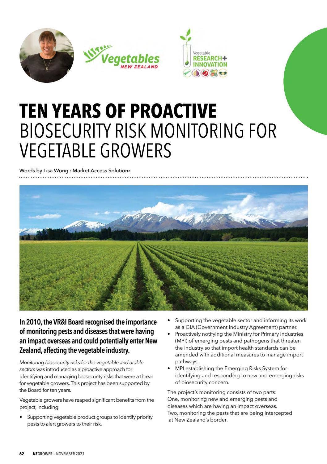 NZGrower I November 2021 by Horticulture New Zealand - Issuu