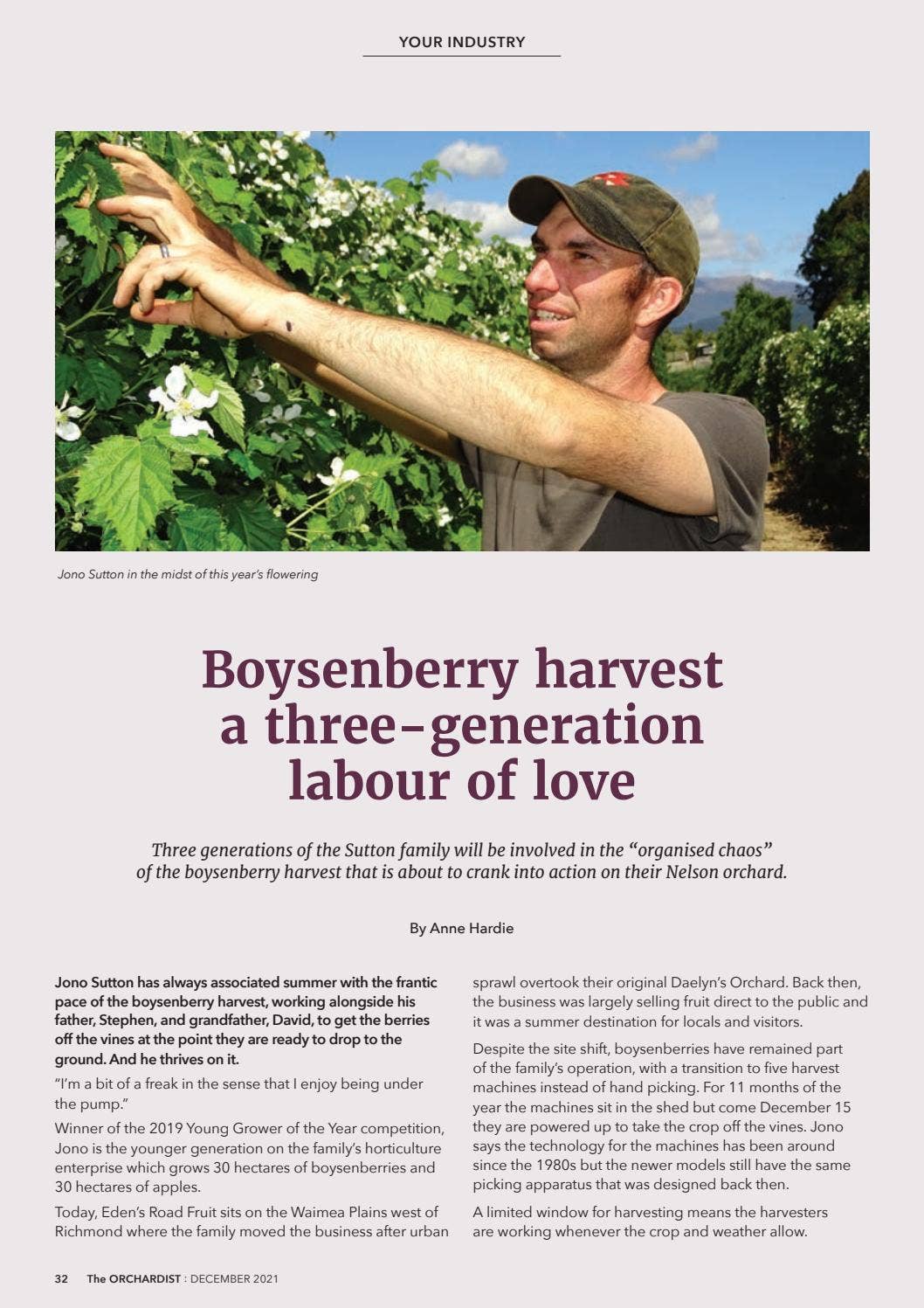 The Orchardist I December 2021 by Horticulture New Zealand - Issuu