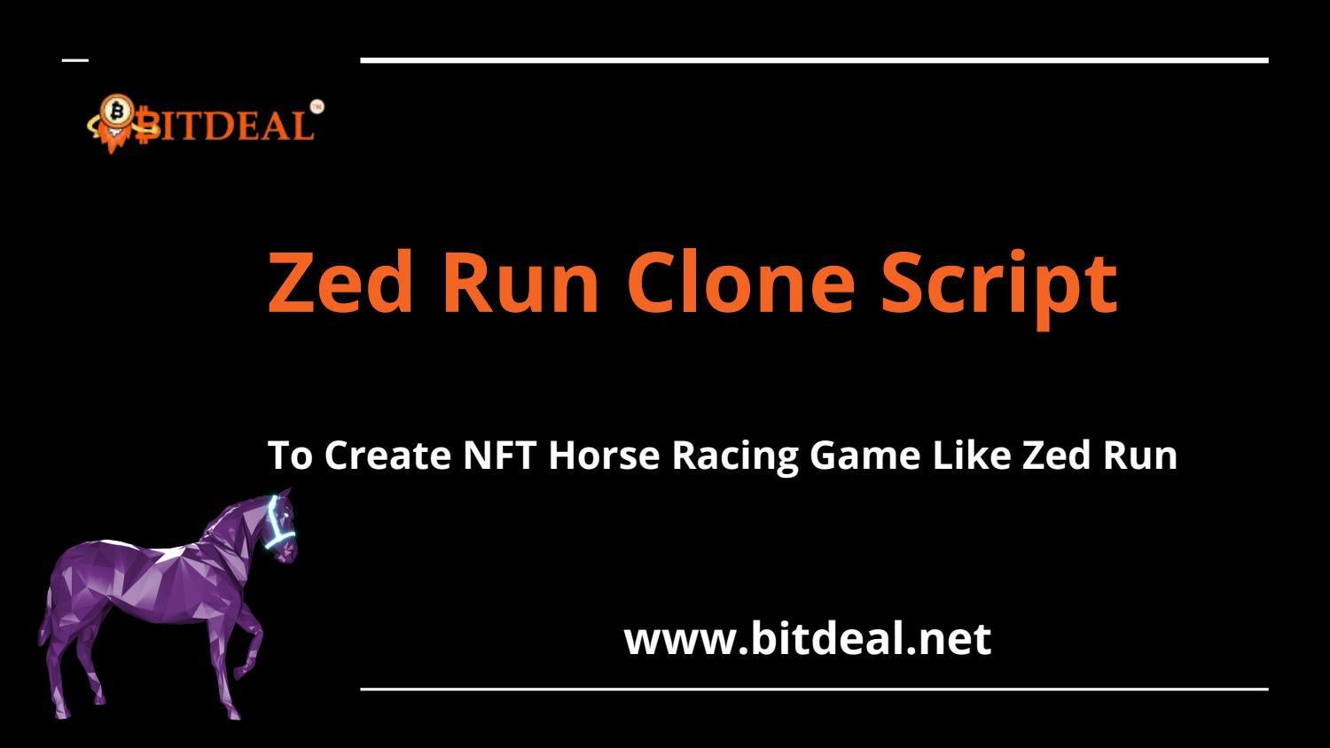 Zed Run Clone Script Create A Nft Game Like Zed Run By Alexjaxon Issuu