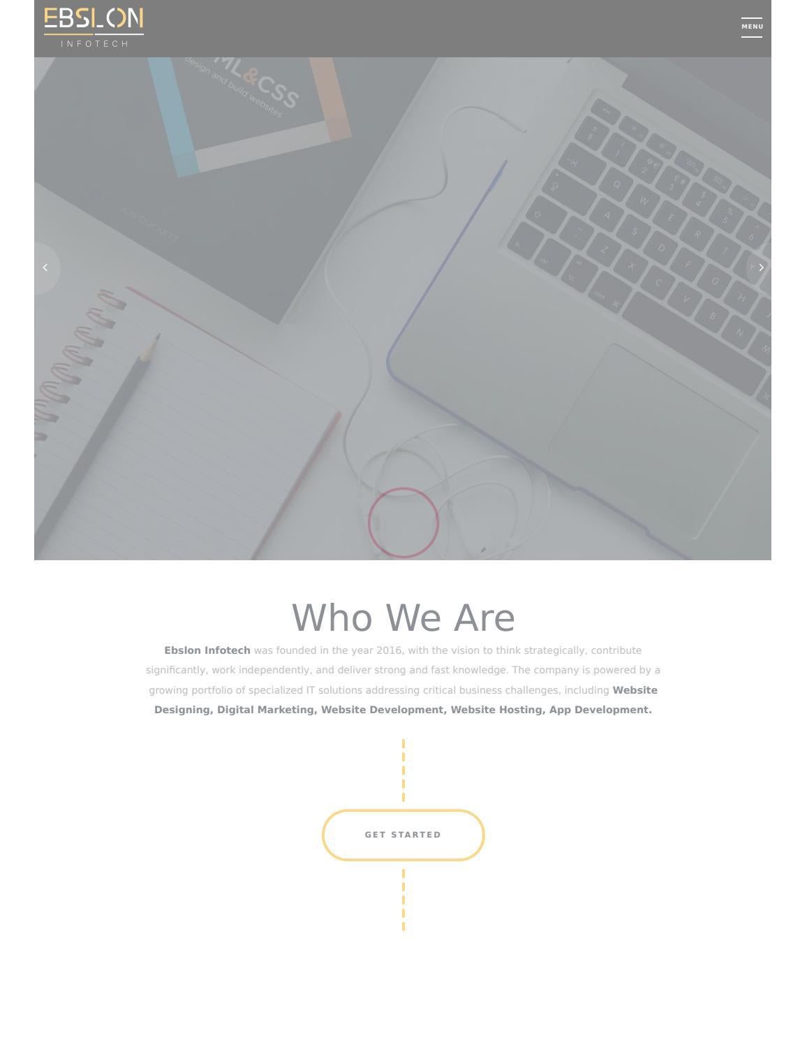 Ebslon web design and development company in India. by ebsloninfotechm - Issuu