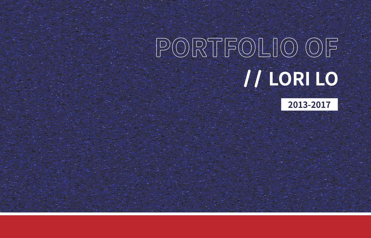 Profolio of Lori Lo // 2013-2019 by Lori Lo - Issuu