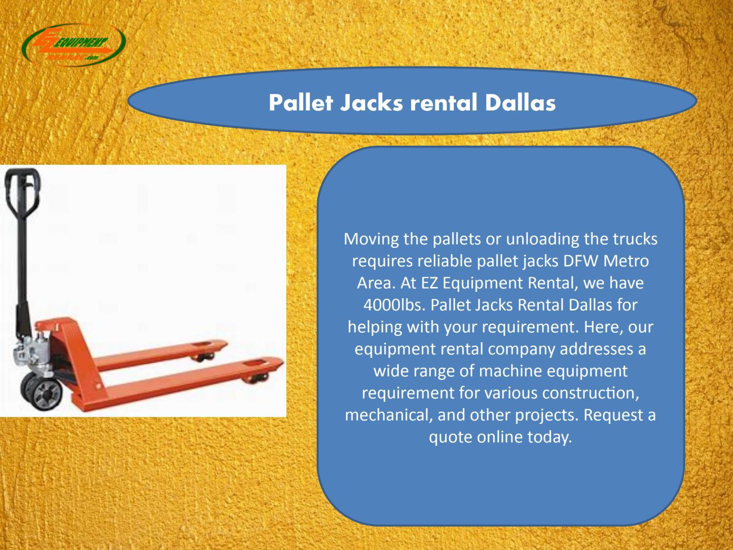 Penske Pallet Jack Rental at Anne Brown blog